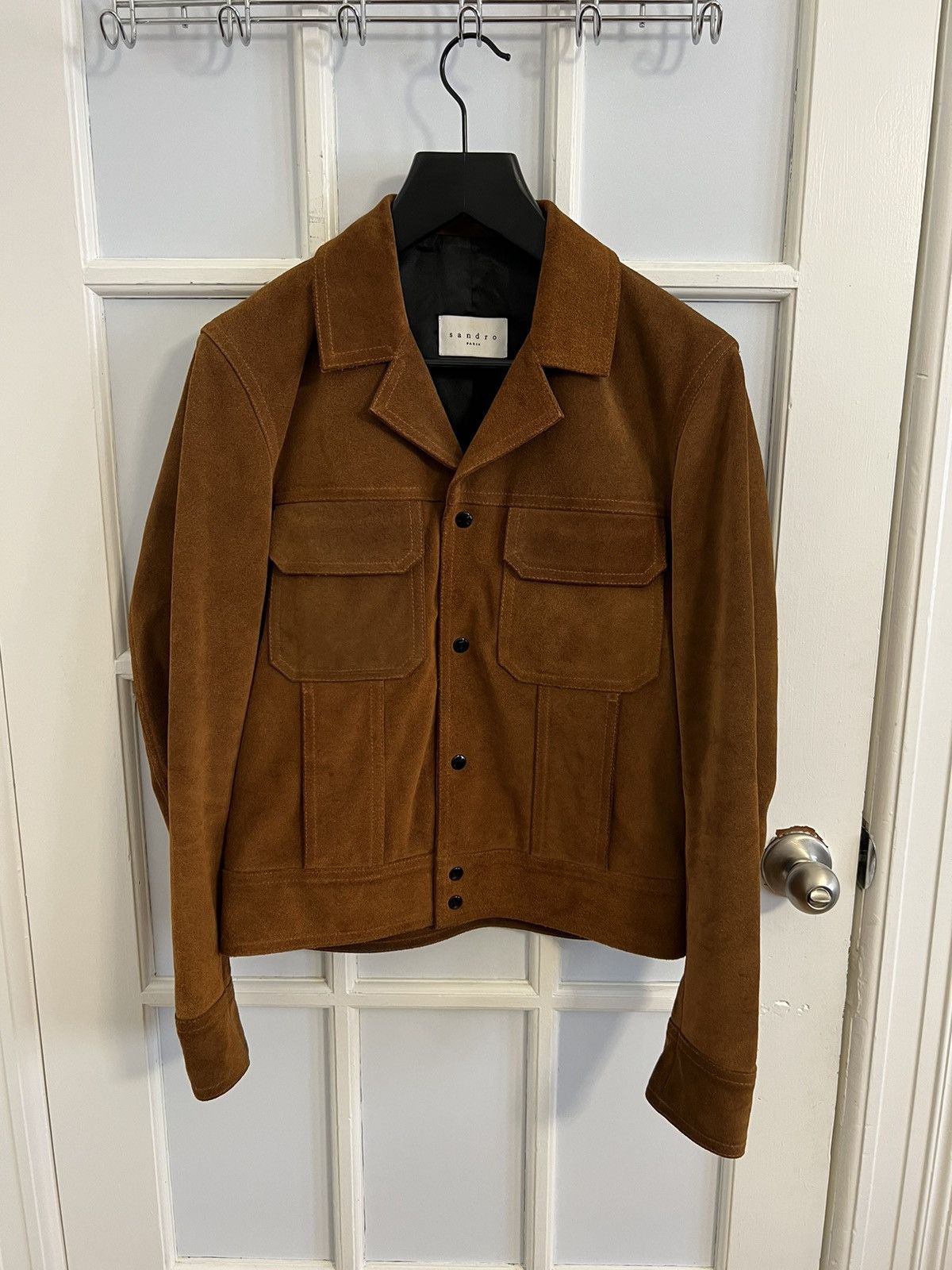 Sandro Sandro Thunderbird Suede Jacket | Grailed