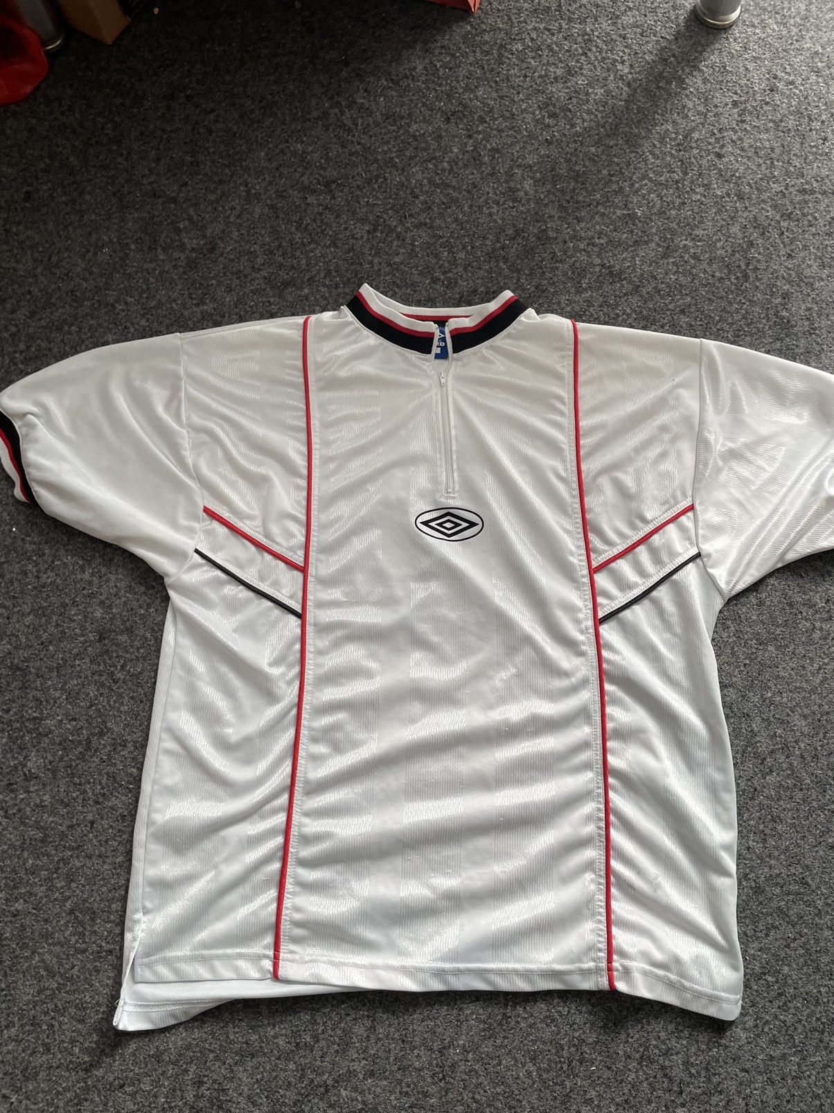 Umbro × Vintage 90s Umbro Training Top 1/4 Zip | Grailed