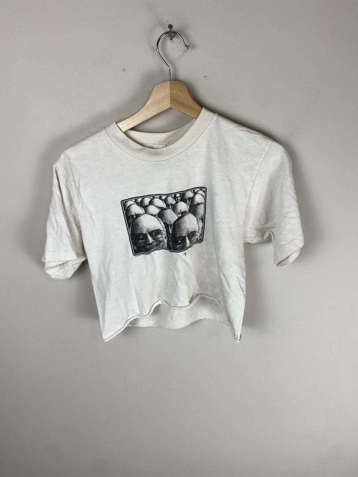 Art × Vintage Vintage Dick Cheney Art Bald Man Tee | Grailed
