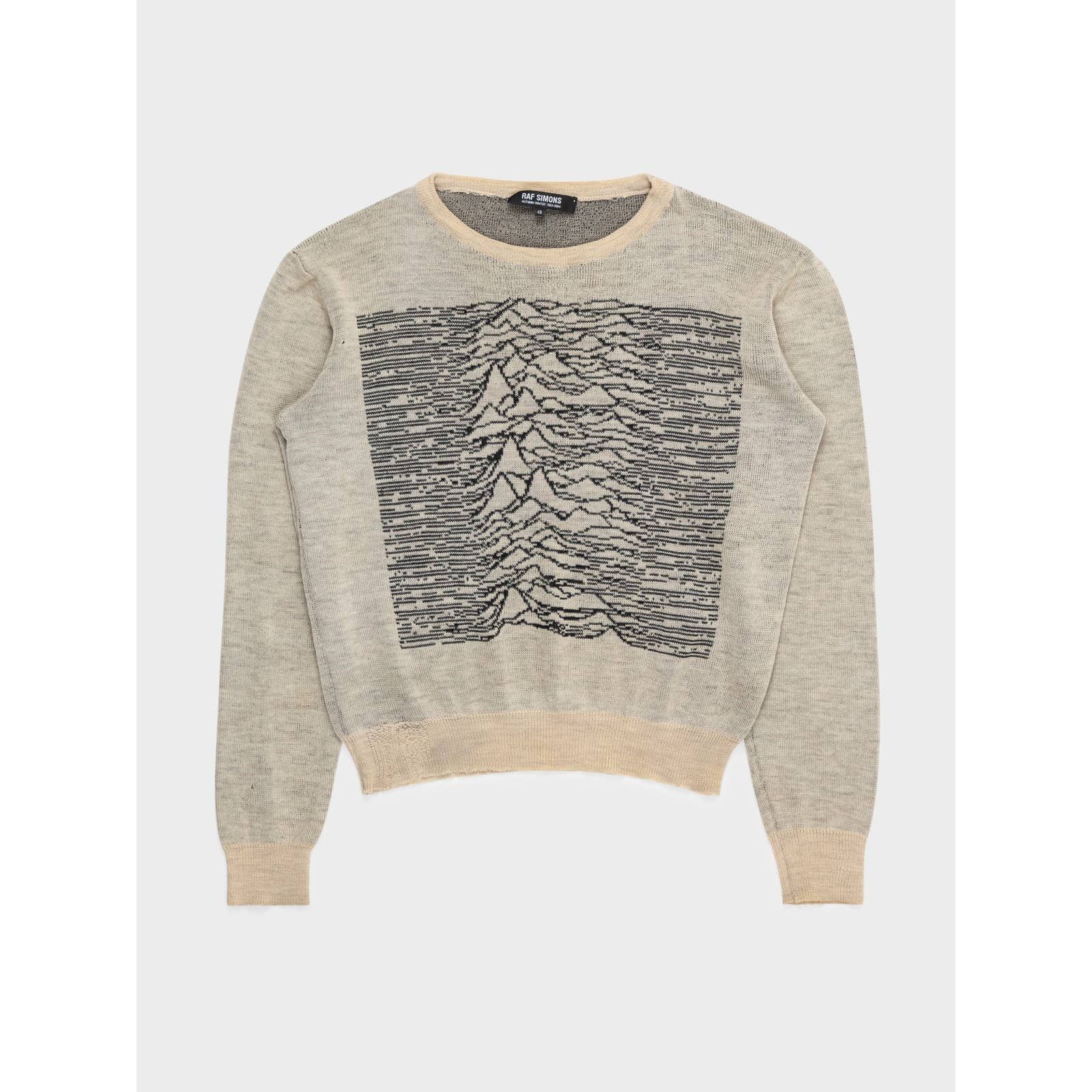Raf Simons AW03 'Closer' Joy Division Sweater | Grailed