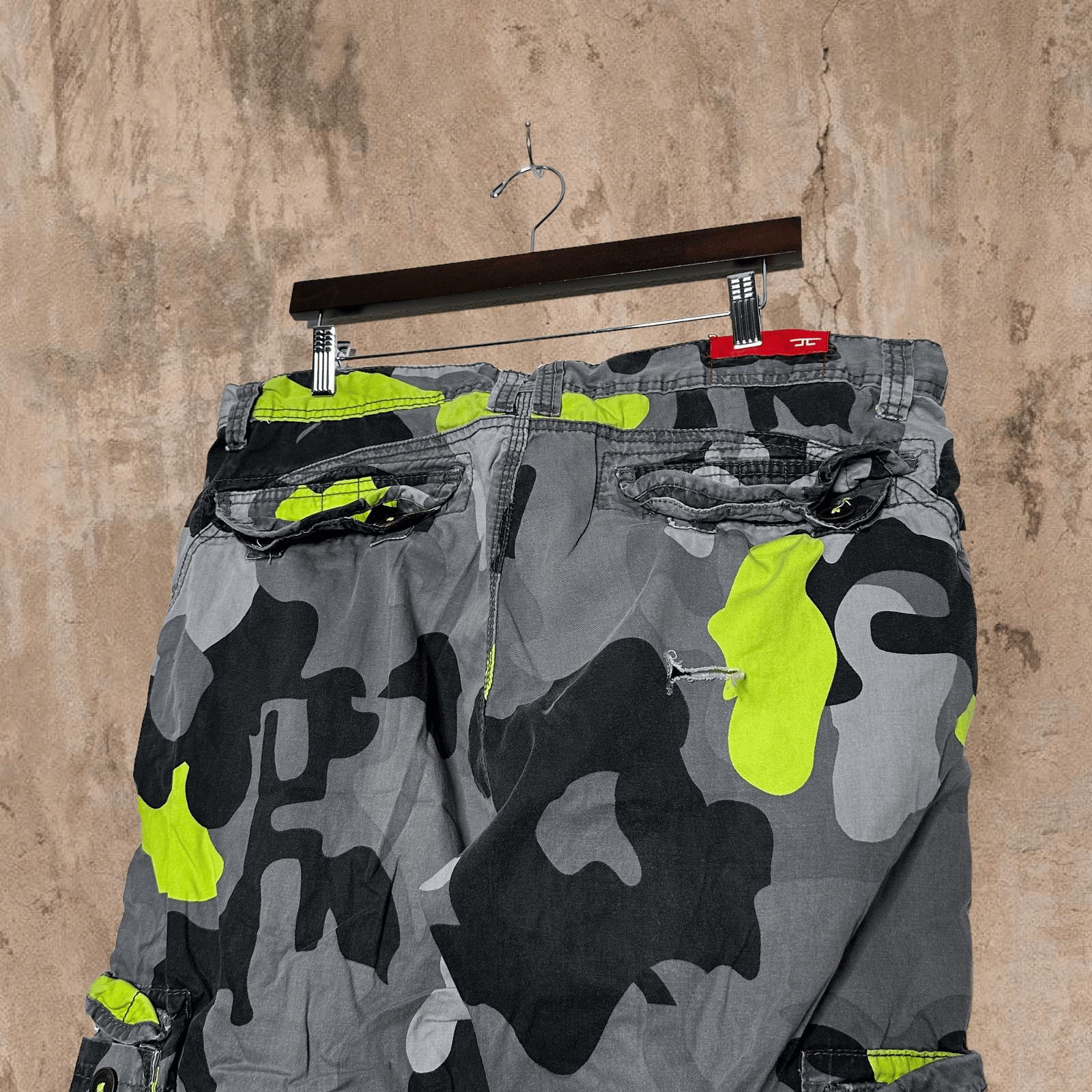 Camo Jordan Craig Camo Tactical Pants Baggy Cargos Grey Green | Grailed