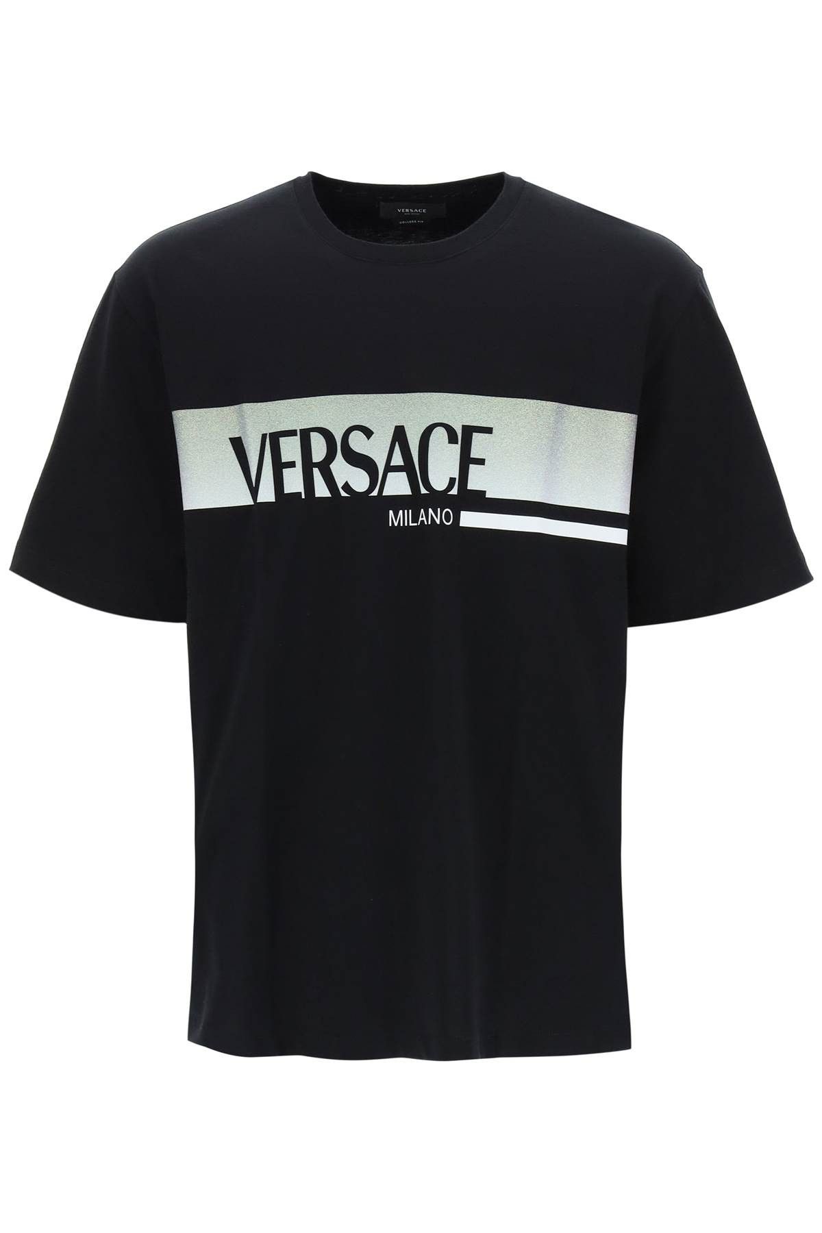 Versace Versace college fit t-shirt with glitter logo | Grailed