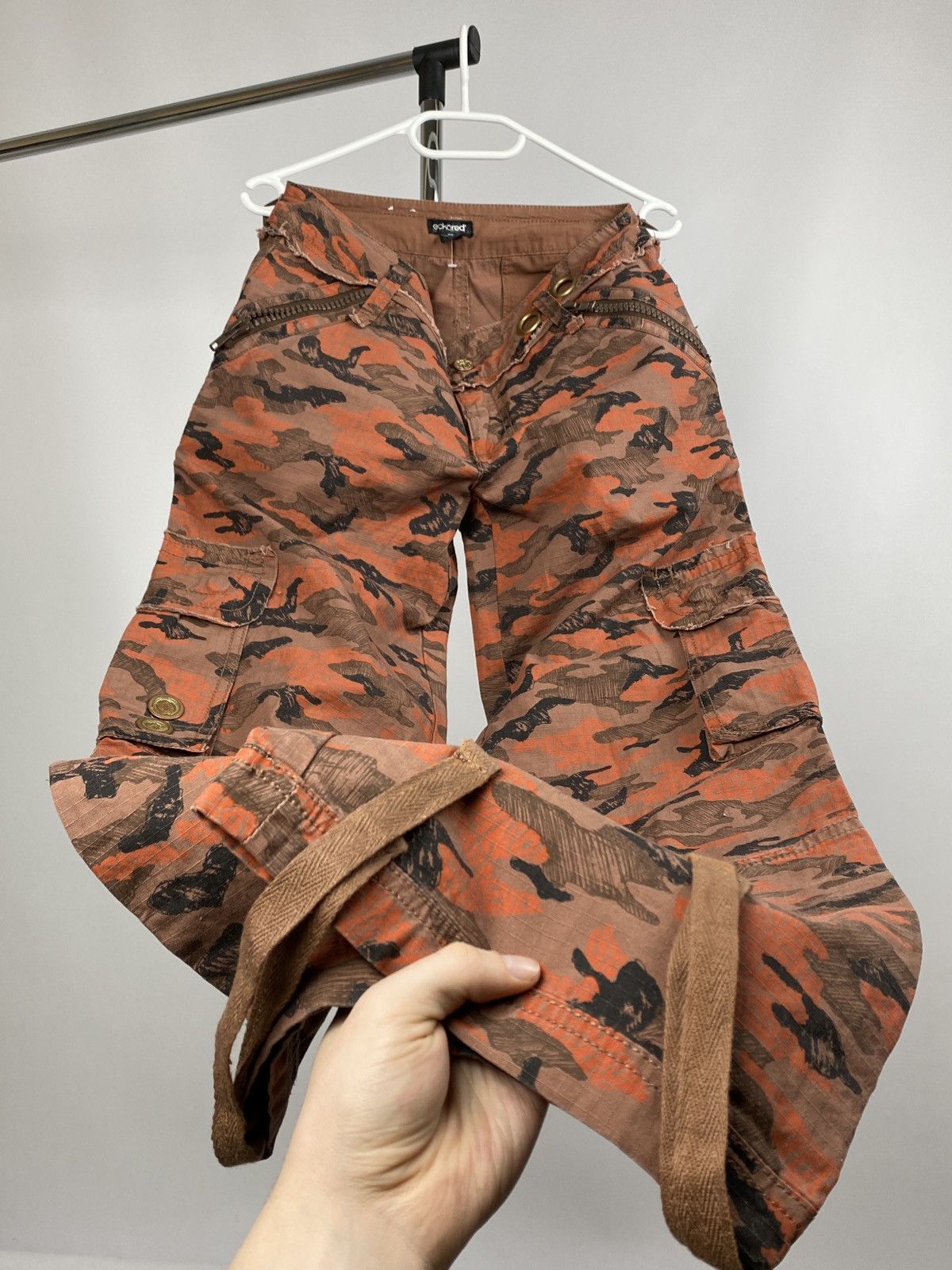 Ecko Unltd. Ecko red cargo pants rap style | Grailed