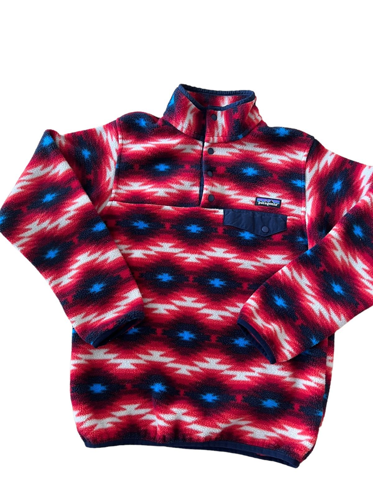Patagonia × Streetwear × Vintage Patagonia Synchilla Aztec Pattern ...