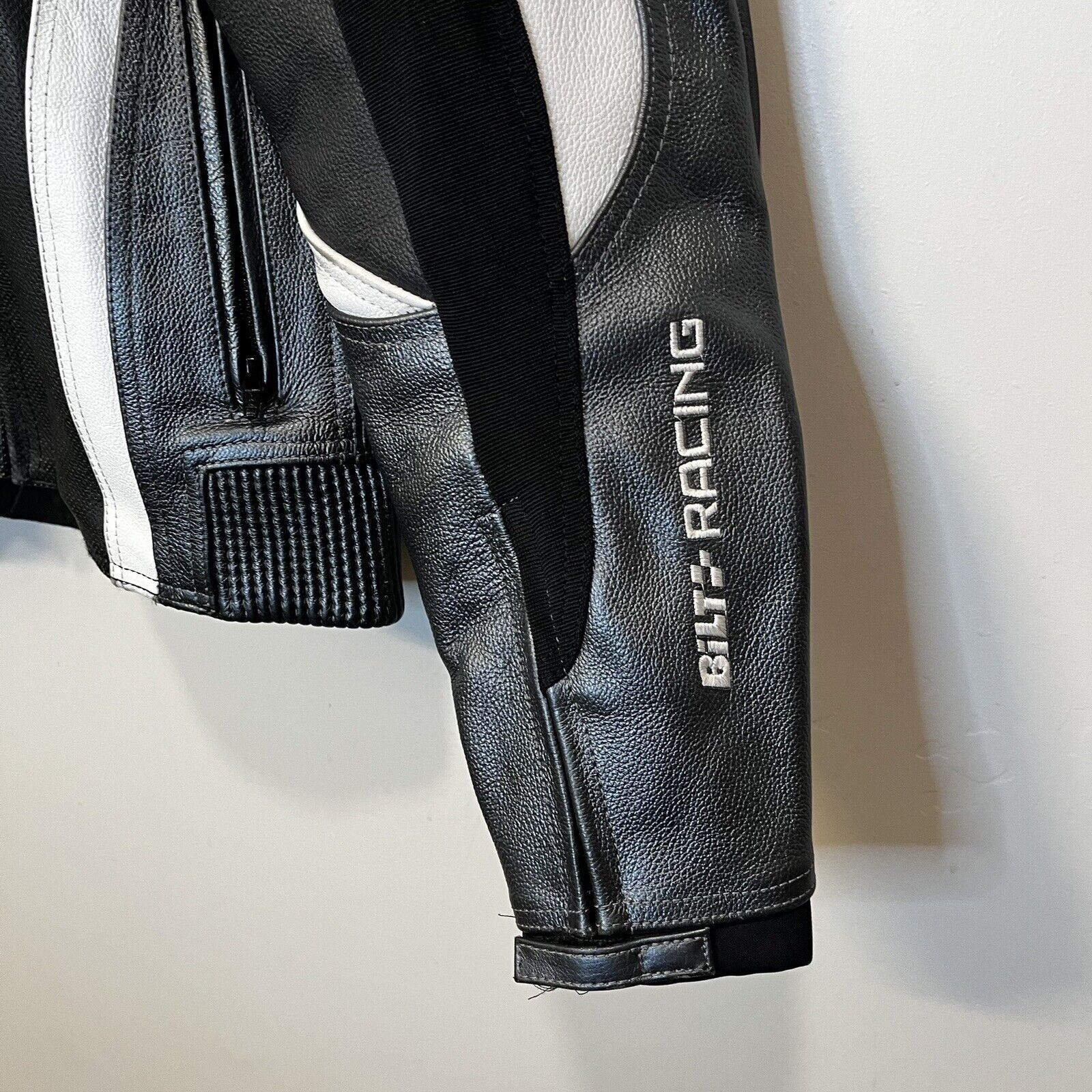 Vintage BILT Racing Motorcycle Racing Leather Padded Black Gray | Grailed