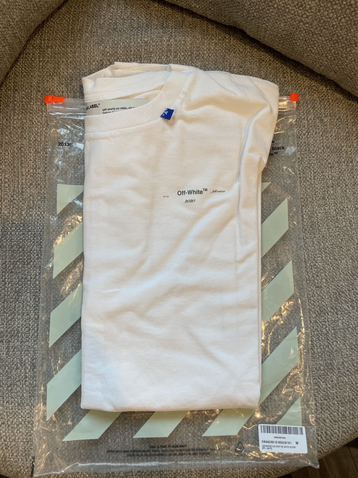 Off-White Off-White Oversized Fit Unfinished T-Shirt | Grailed