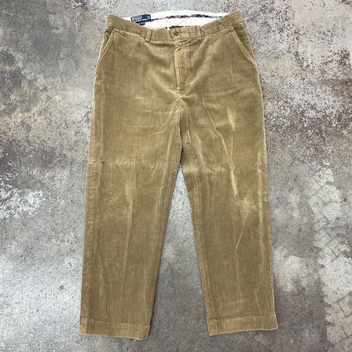 Polo Ralph Lauren vintage 1990s polo Ralph Lauren baggy corduroy work pants | Grailed