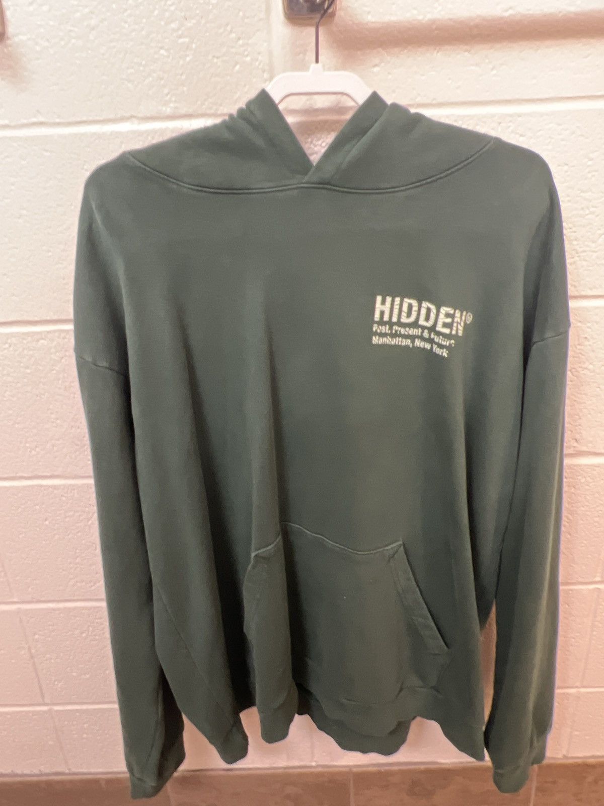HIDDEN Hidden NY PPF Wavy Hoodie XL Green | Grailed