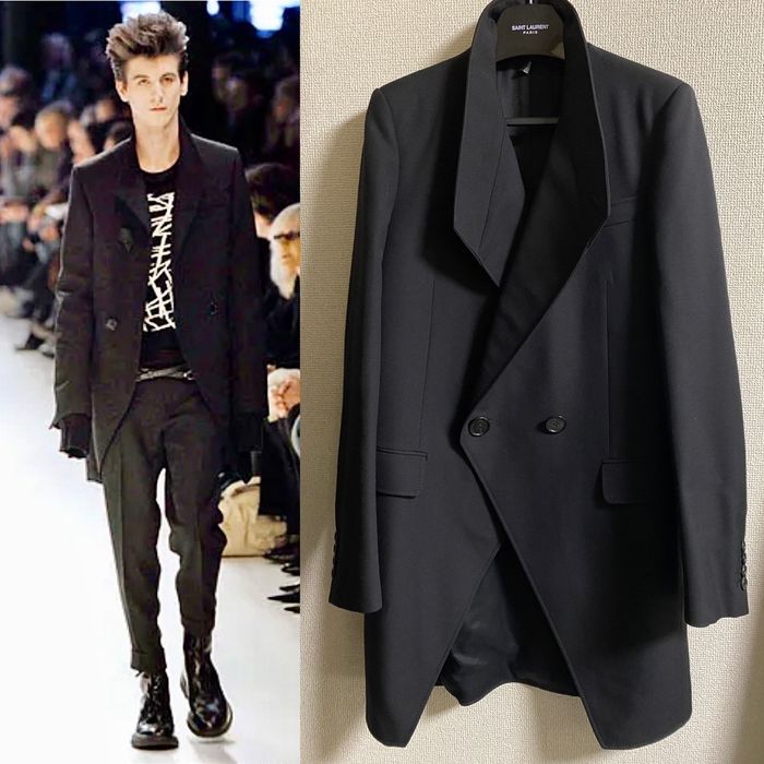 Dior aw07 dior homme long jacket / coat hedi slimane NAVIGATE | Grailed