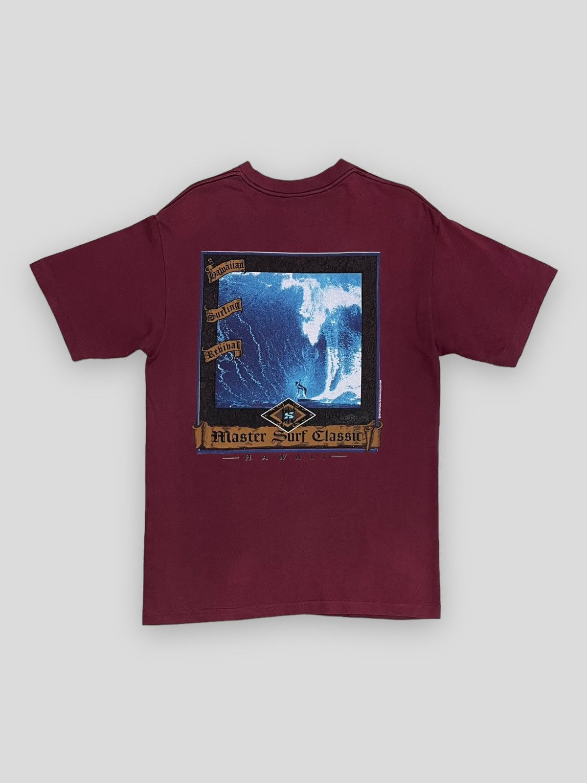 Vintage 📢SEND OFFER📢VINTAGE MASTER SURF 95 SURFING REVIVAL WAVE TEE ...