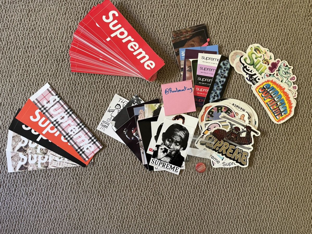 Supreme Supreme Sticker Collection Box Logos and random 100+ | Grailed Supreme Supreme Sticker Collection Box Logos and random 100+ | Grailed