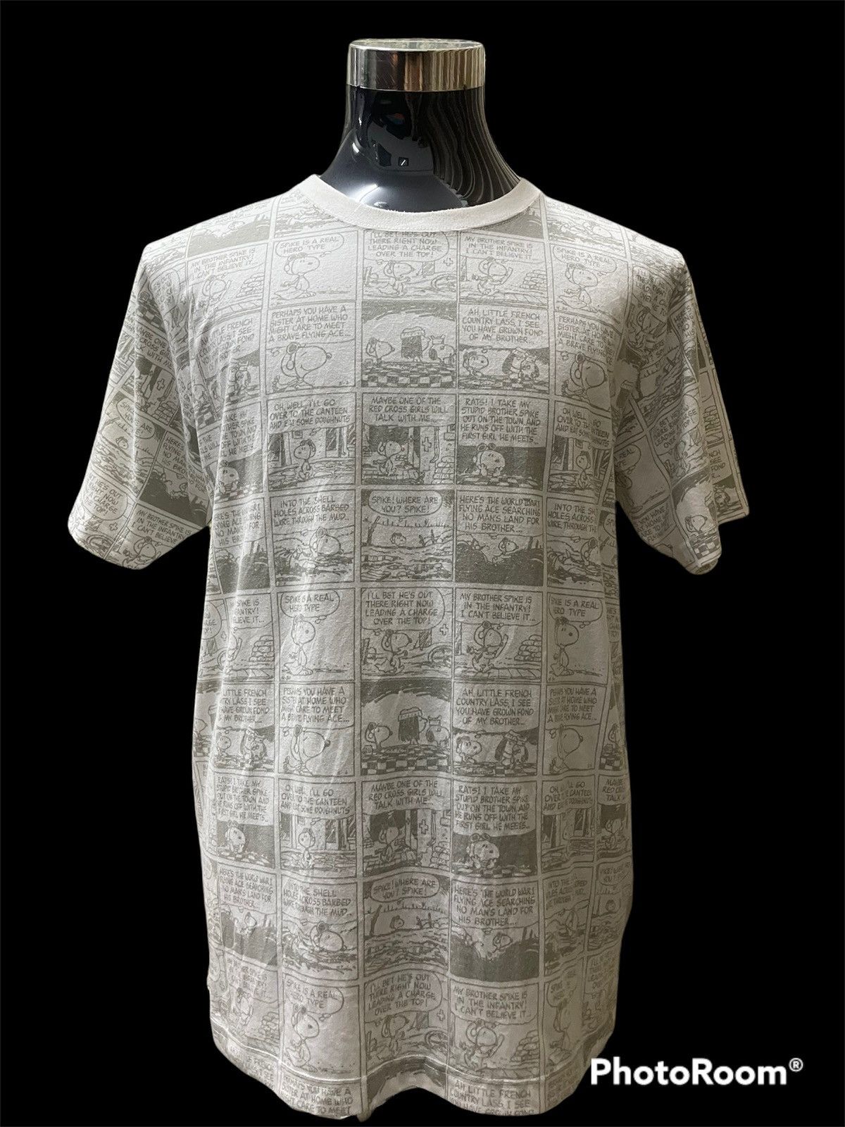 Peanuts × Print All Over Me × Streetwear Snoopy Full Print T shirt ...