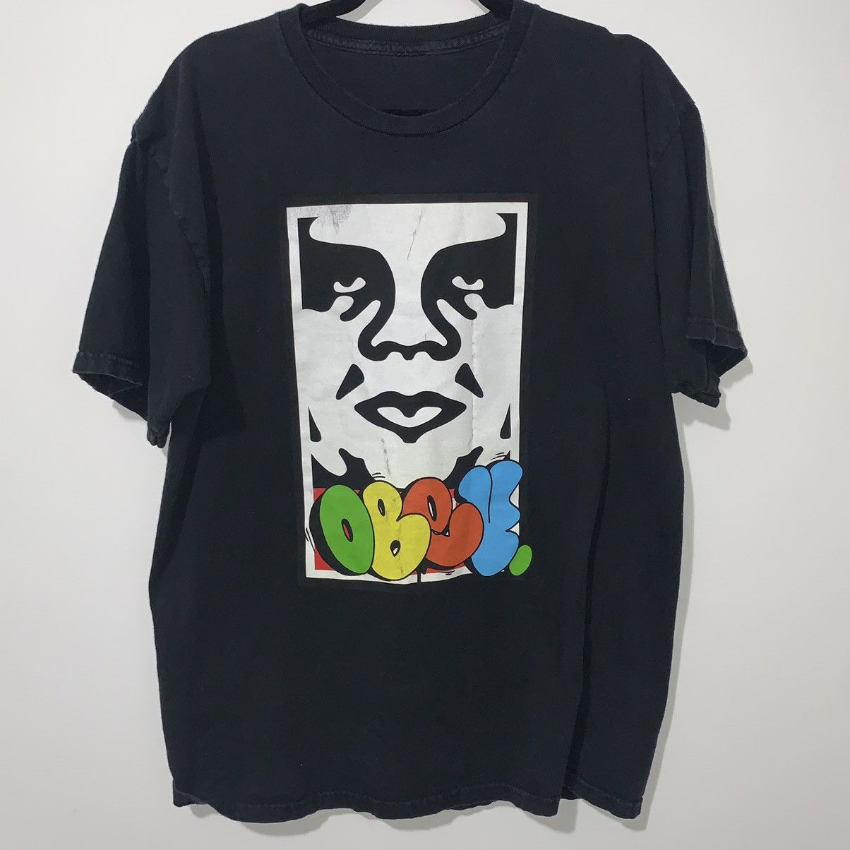 Obey × Vintage OBEY X COPE2 THROW UP TEE | Grailed