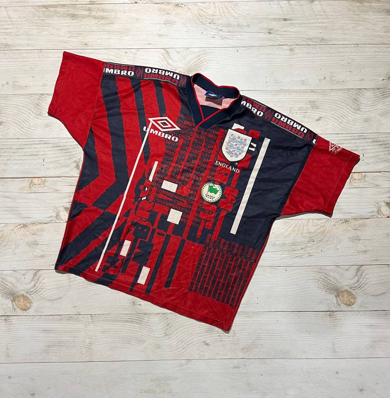 Soccer Jersey × Umbro × Vintage Umbro England 1996 1998 Soccer Jersey × Umbro × Vintage Umbro England 1996 1998