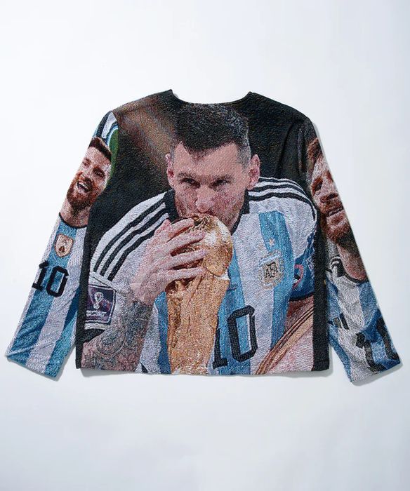 Prolific Lionel Messi Tapestry Sweater | Grailed