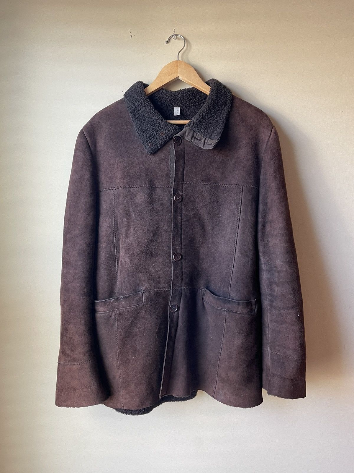 Prada Miu Miu AW98 Mens Shearling Sheepskin Jacket | Grailed