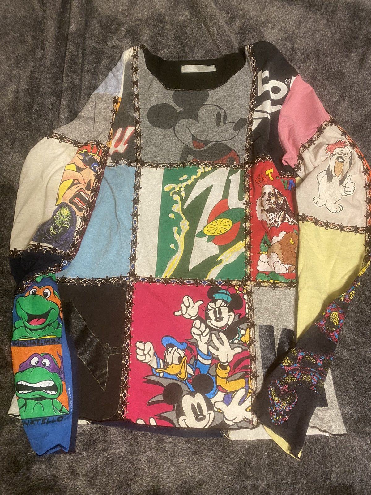 Number (N)ine Number Nine AW02 Nowhere Man Patchwork Long sleeve | Grailed