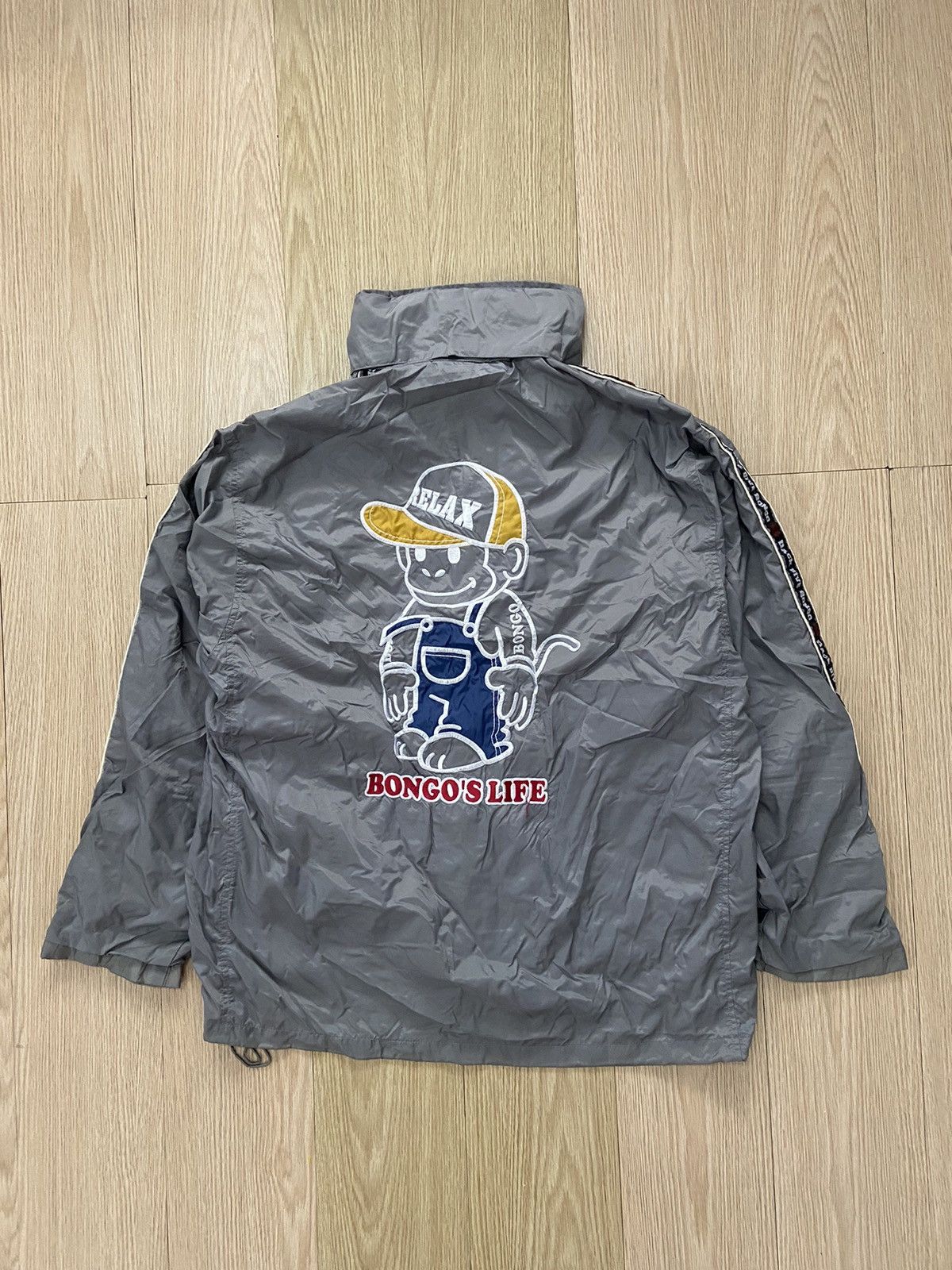 Japanese Brand Vintage Bongo The Monkey side taped jacket | Grailed