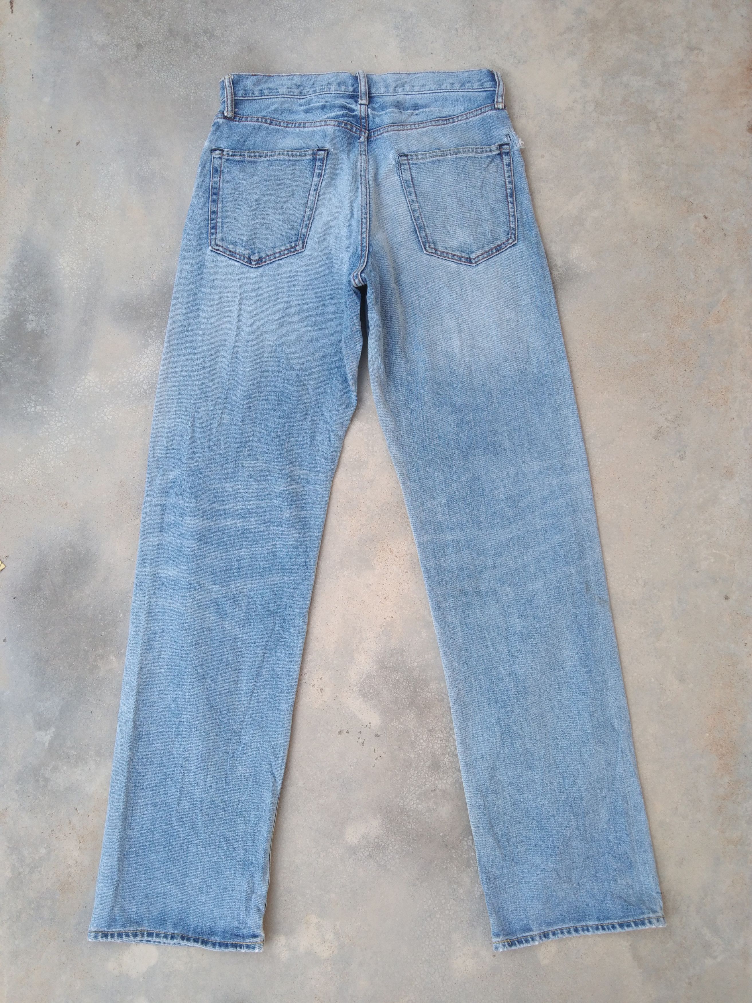 GU × Japanese Brand × Jean Japanese Brand GU Light Wash Straight Leg ...