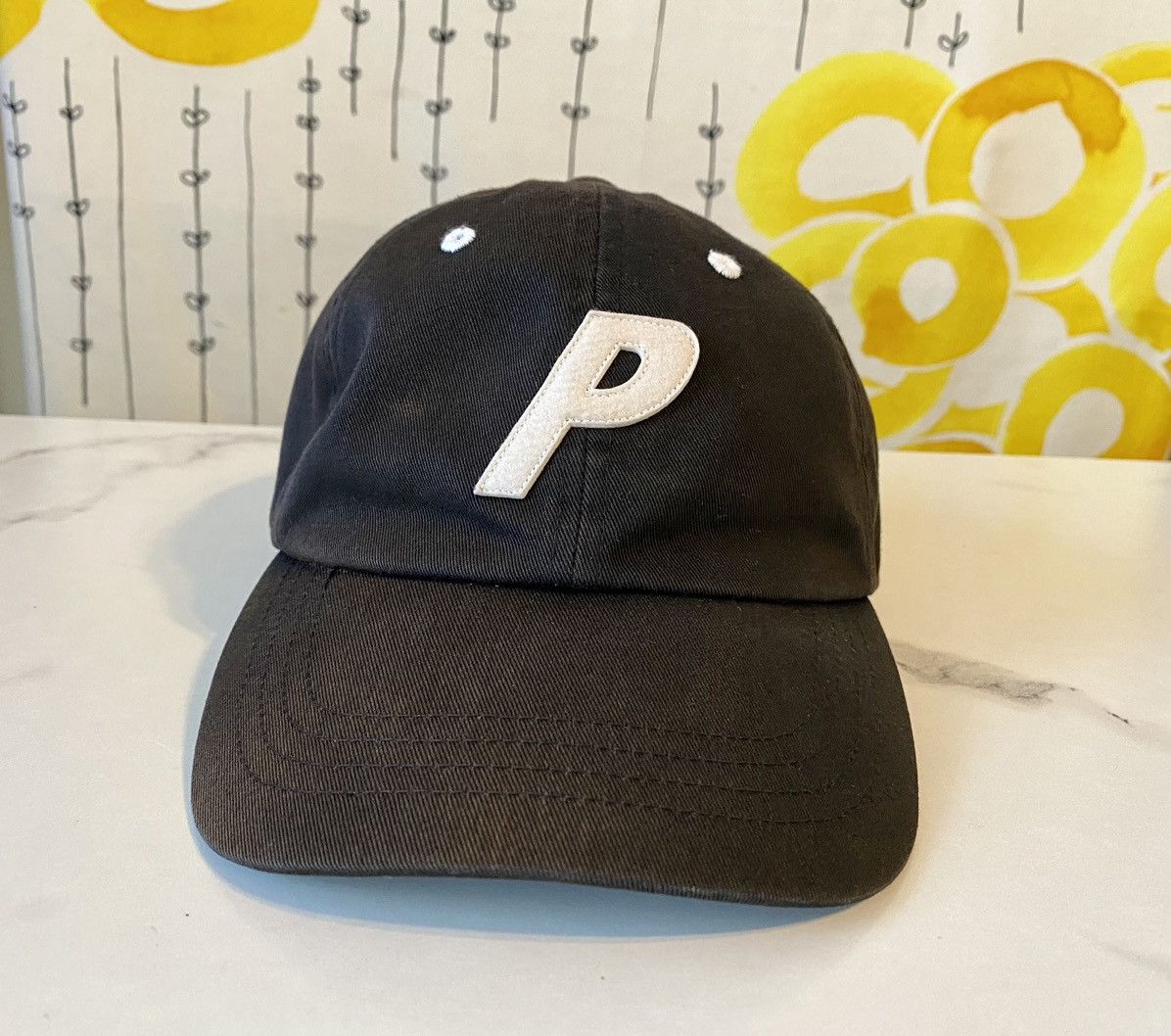 Palace PALACE P 6-PANEL HAT. ADJUSTABLE BACK. BLACK | Grailed
