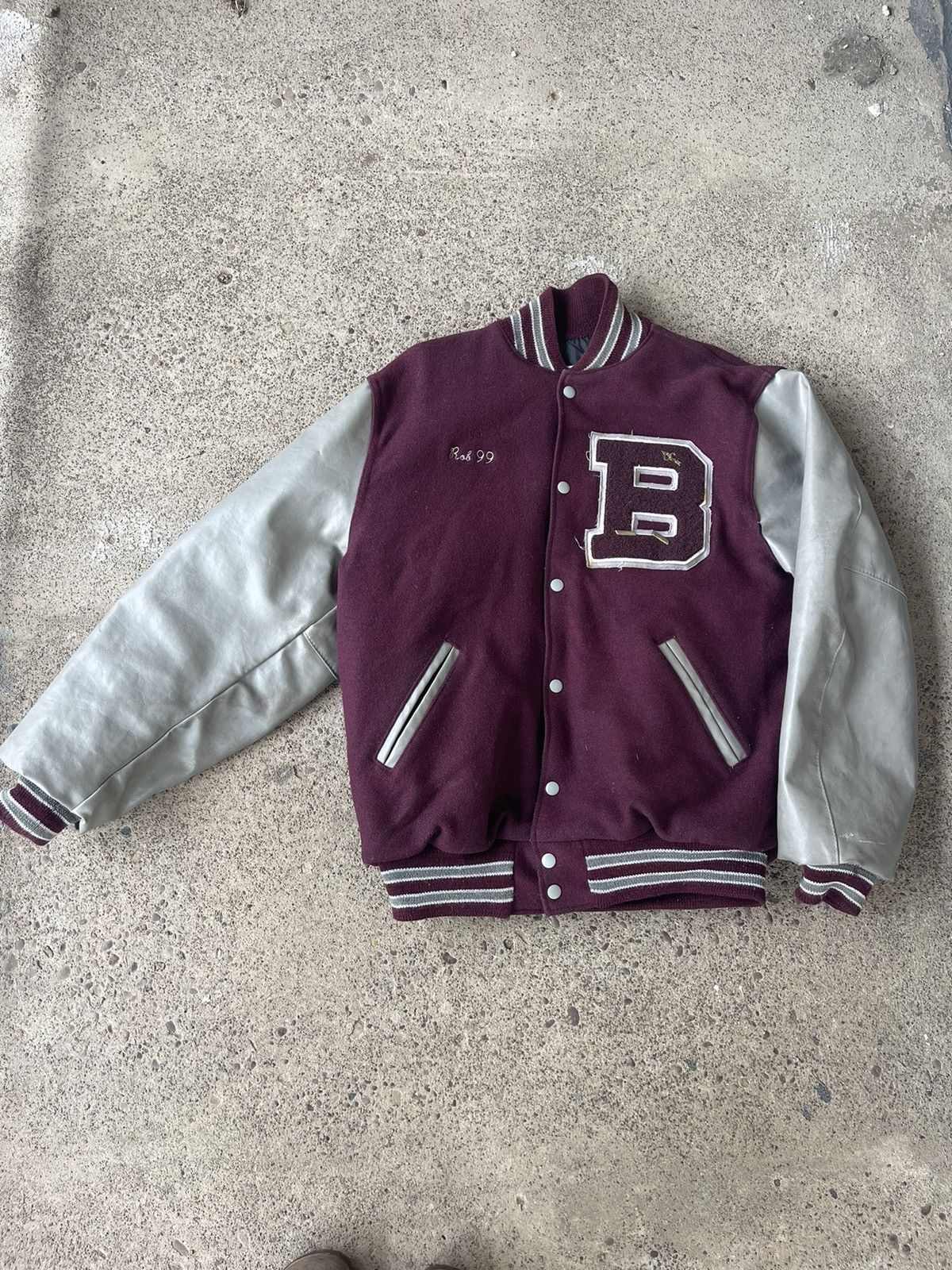 Varsity × Varsity Jacket × Vintage Large Vintage Varsity Letterman ...