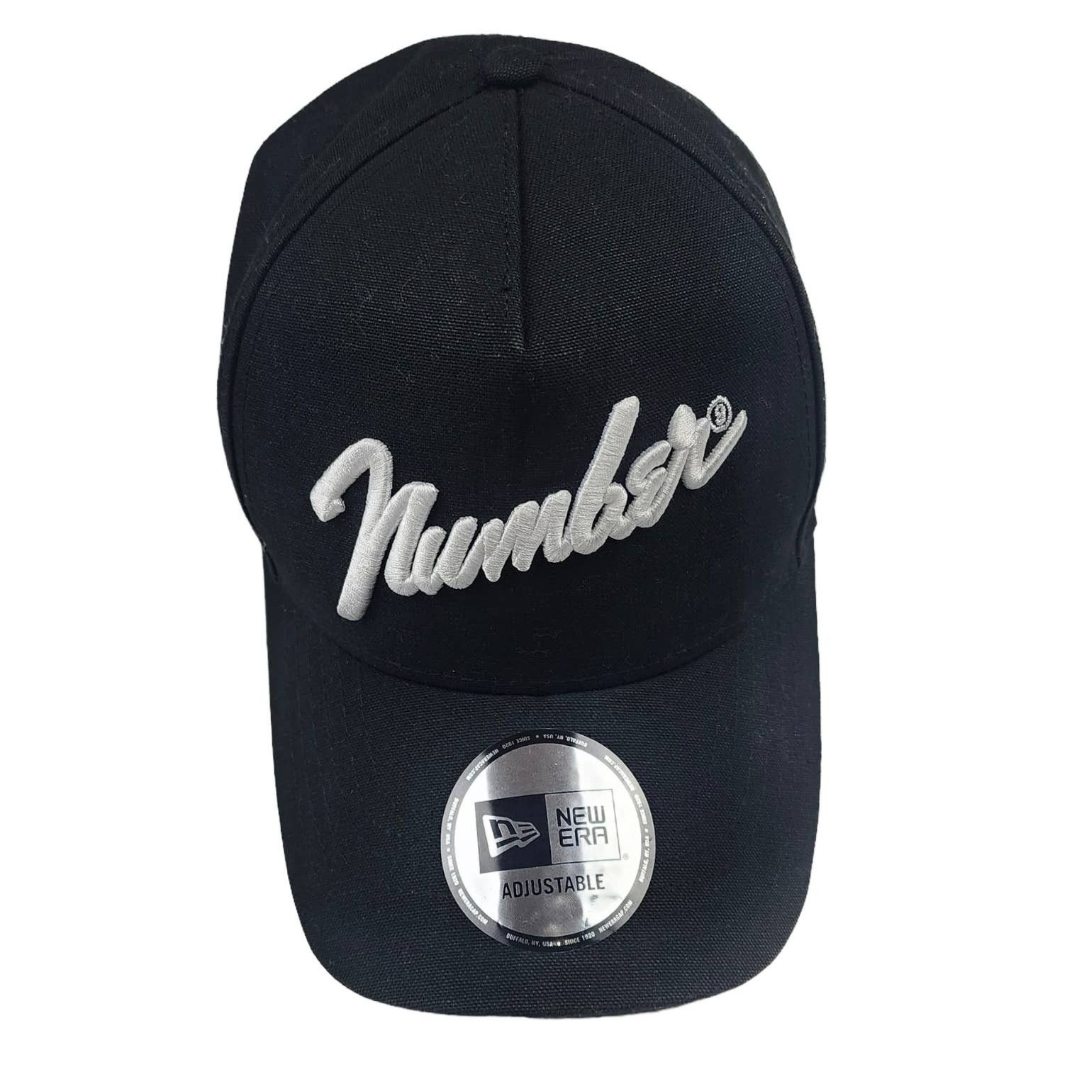 Number (N)ine Number Nine x New Era Hat Adjustable BLACK WHITE Vintage ...