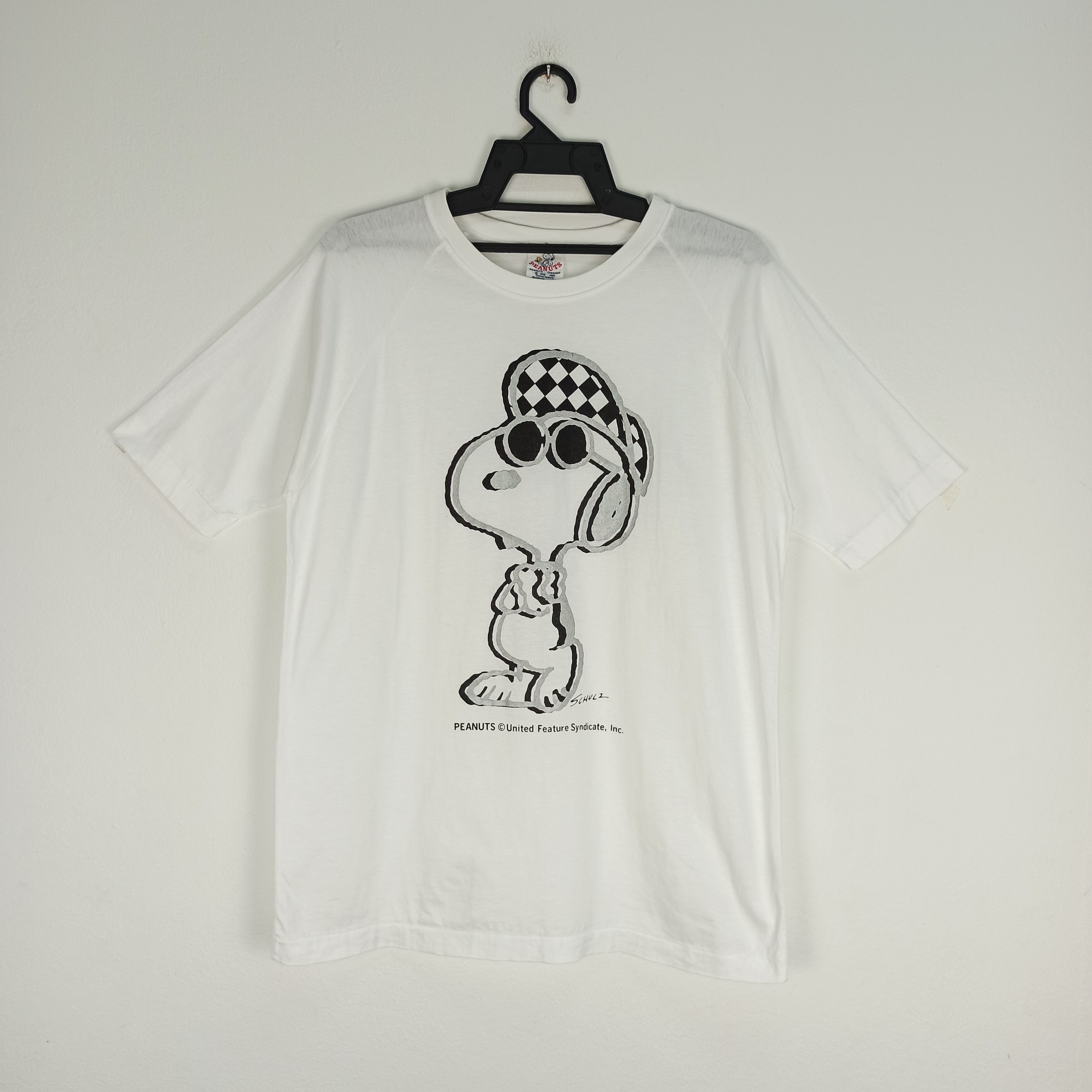 Peanuts × Vintage Rare Peanuts Snoopy Hip-Hop Style Tshirt | Grailed