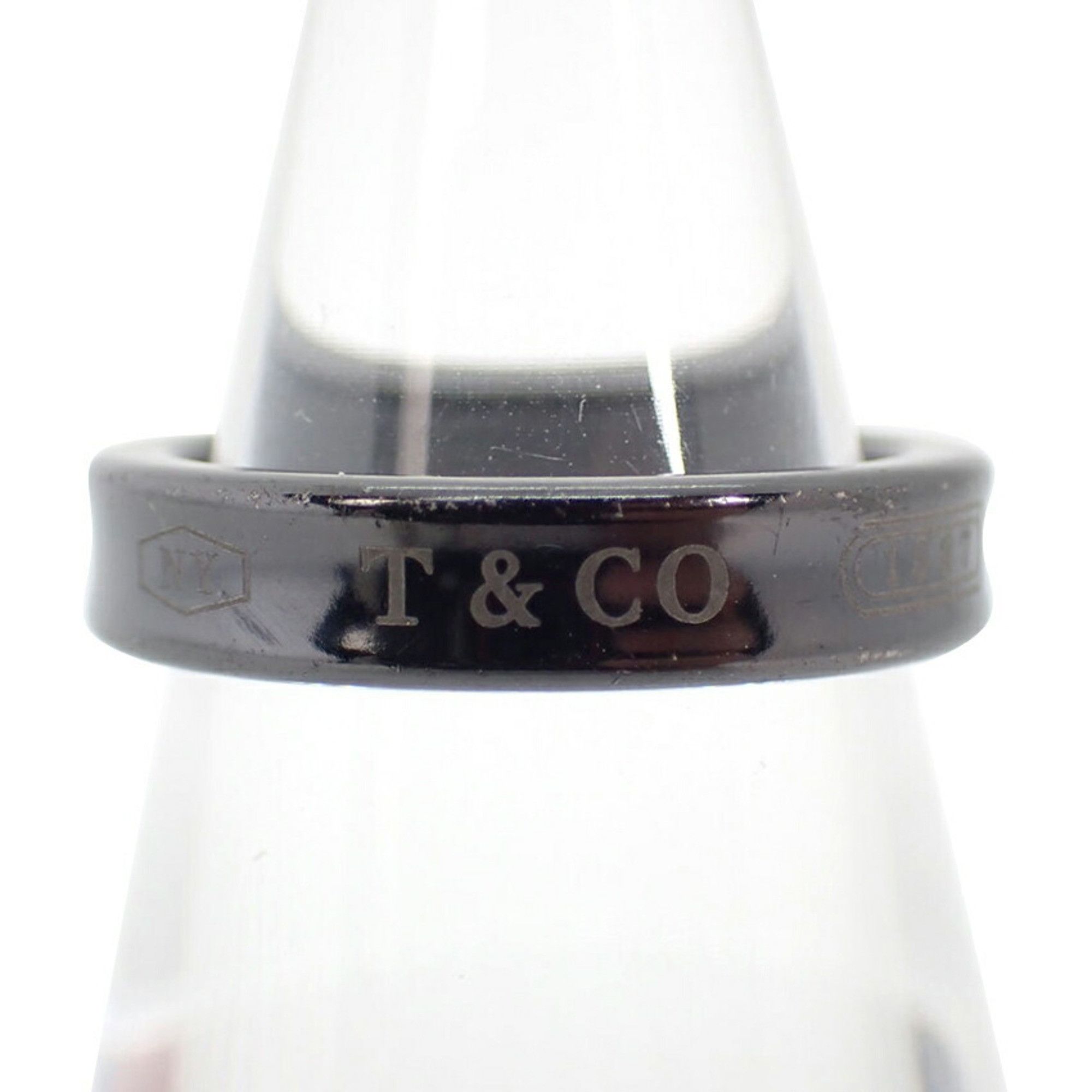 Tiffany & Co. Tiffany titanium black 1837 narrow ring No. 8 | Grailed