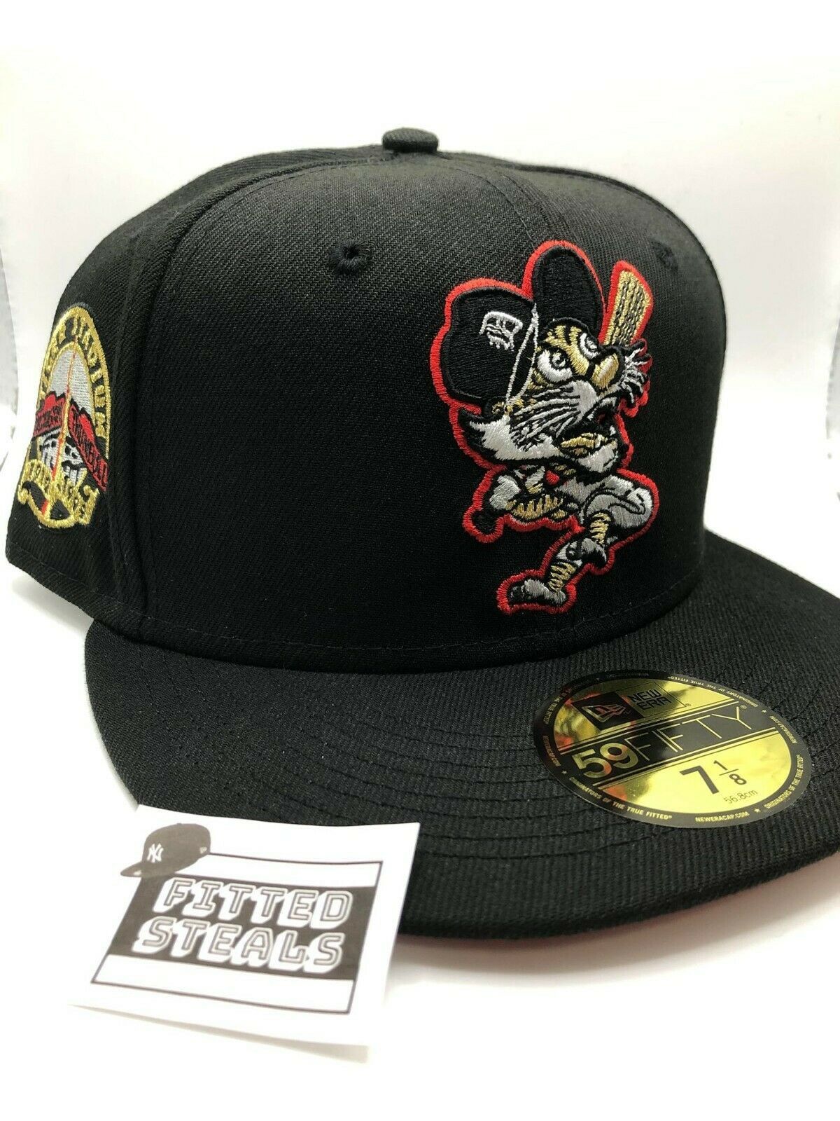 MLB × New Era Exclusive Fitted Coked Out Detroit Tigers Black Red 7 1/8 ...