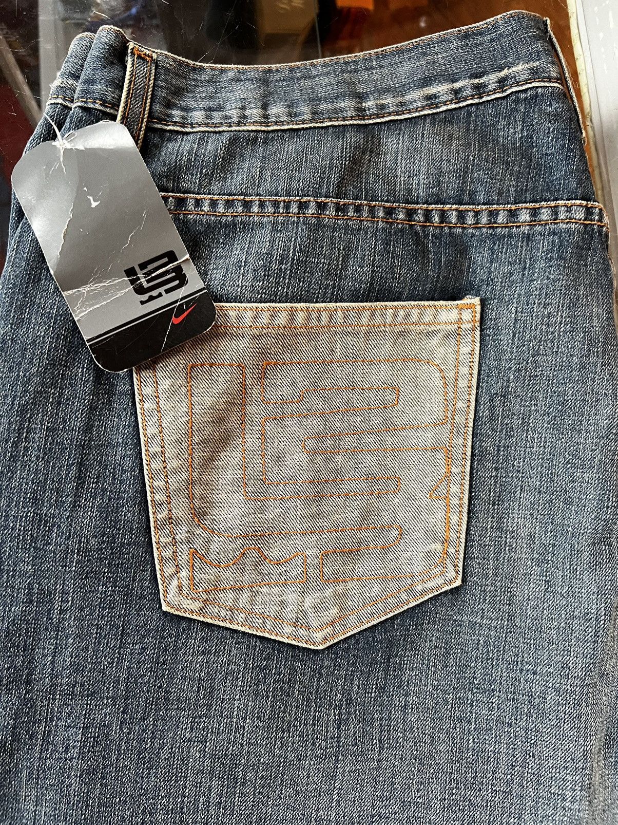 Nike × Vintage Vintage Nike Lebron James Denim Jeans | Grailed