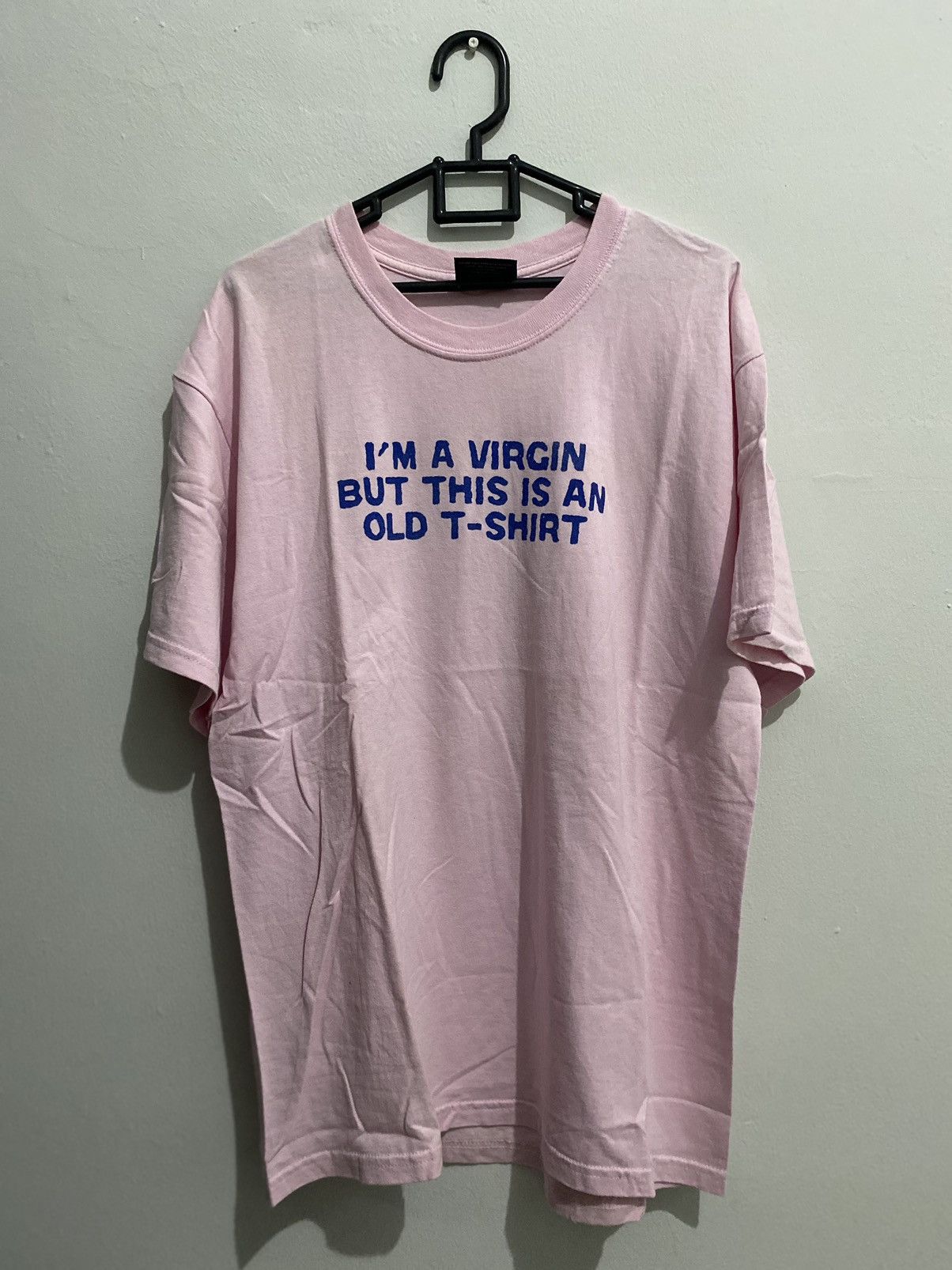 Vintage I'm A Virgin But This Is An Old T-Shirt Script Tee | Grailed