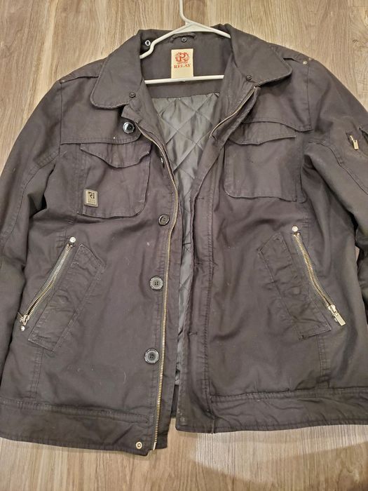 Vintage VINTAGE RELAY ZIPUP DENIM JACKET | Grailed