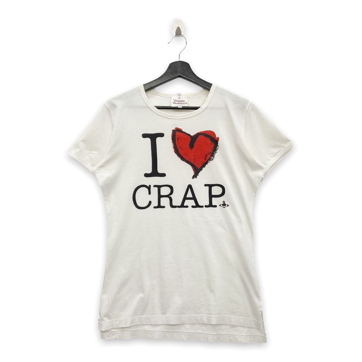 Vivienne Westwood Rare!! VIVIENNE WESTWOOD I LOVE CRAP tee | Grailed