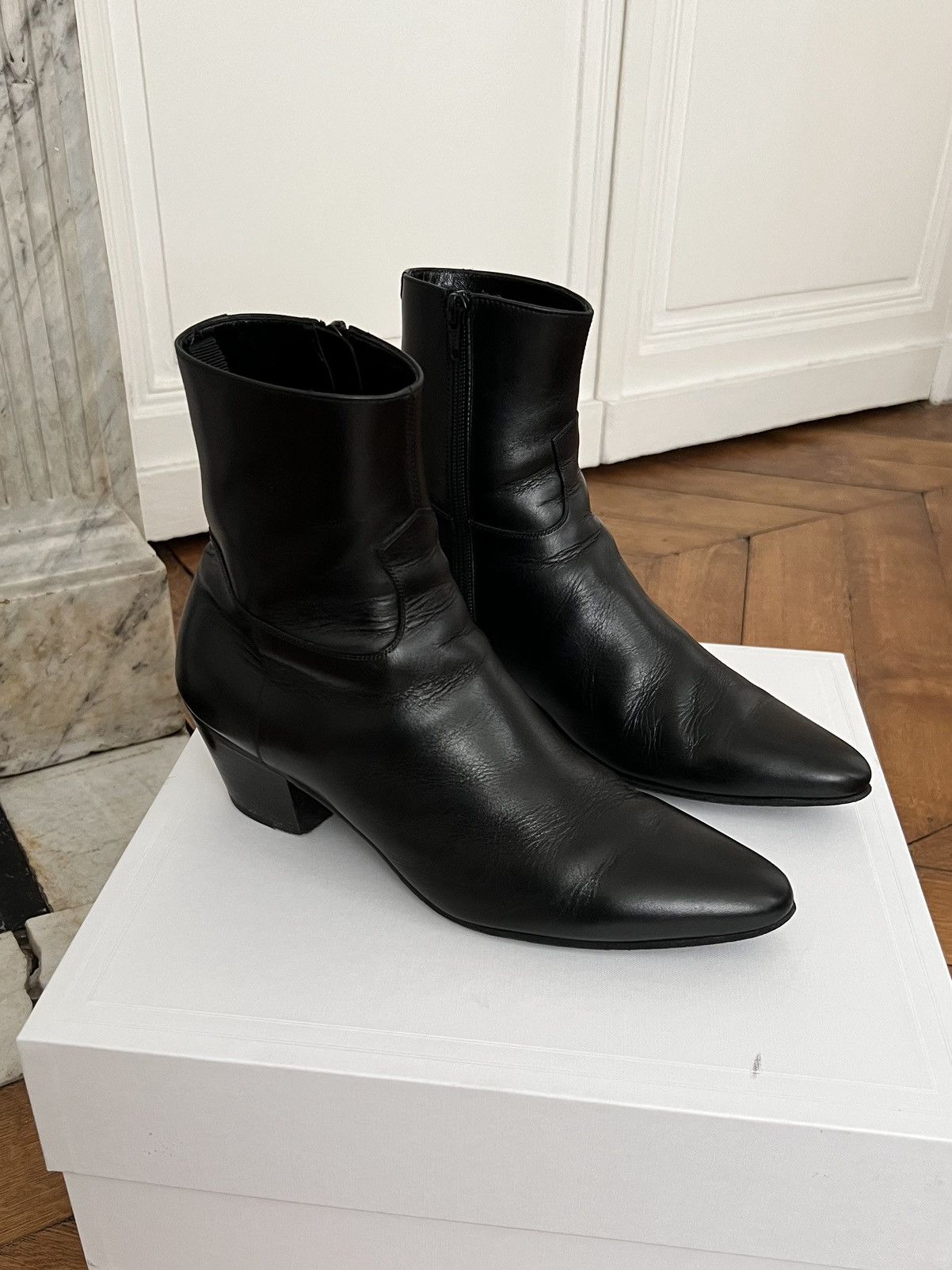 Celine Jacno 60 Zipped Boots | Grailed