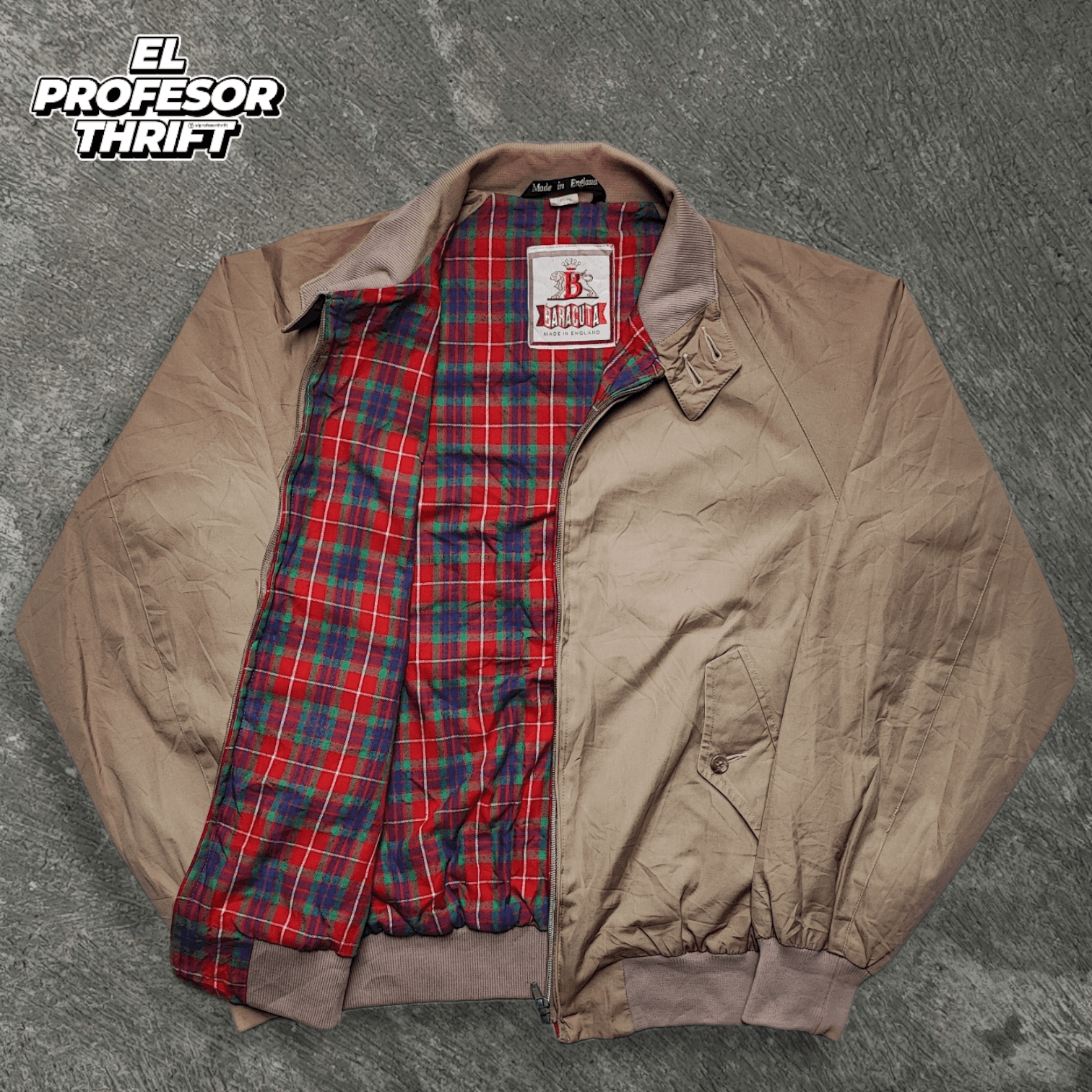 Vintage Vintage Baracuta Tartan Inner Harington Jacket | Grailed