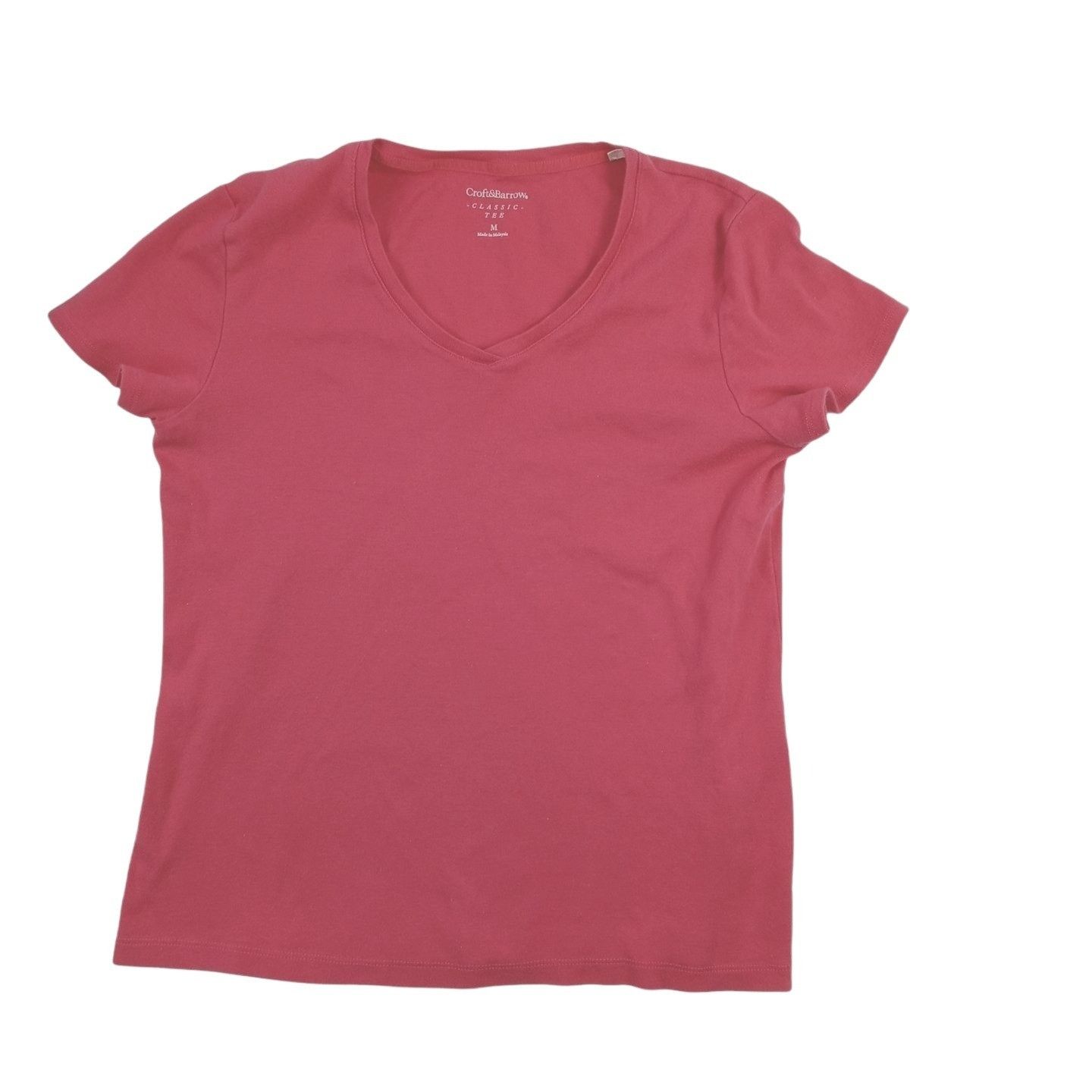 Croft & Barrow Croft & Barrow Pink Classic Tee M 100% Cotton | Grailed