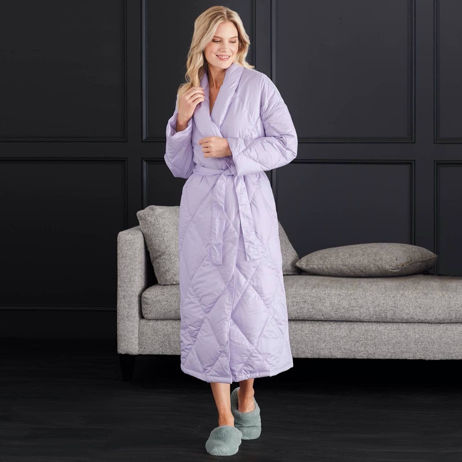 Other CuddleDown Lavender Down Robe Size Medium | Grailed