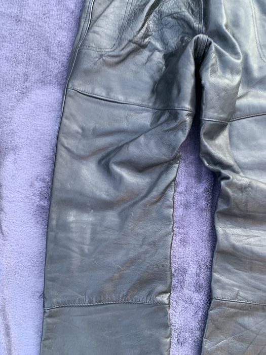 Vintage Vintage Cargo Leather Pants Biker Playboi Carti Style | Grailed