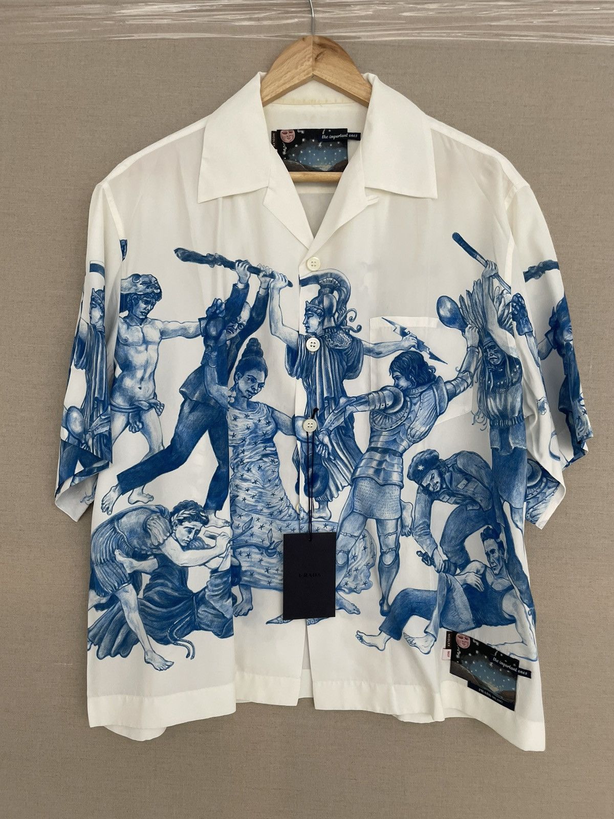 Prada Prada + Christophe Chemin “The Important Ones” Viscose Shirt ...