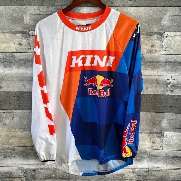 Racing × Red Bull × Streetwear KINI RED BULL GRAPHIC RACING JERSEY MENS ...