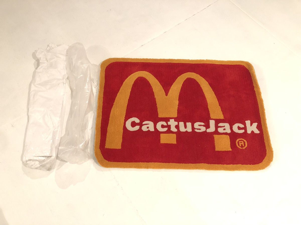 Travis Scott Cactus Jack x McDonald’s placement rug | Grailed