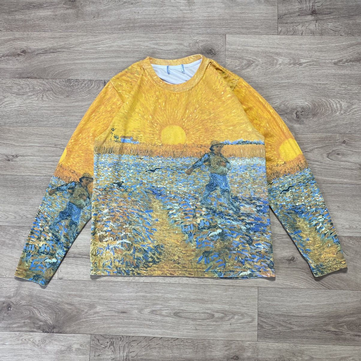 Vintage VINCENT VAN GOGH «BOTTOM AND HEAVEN» ART LONGSLEEVE | Grailed