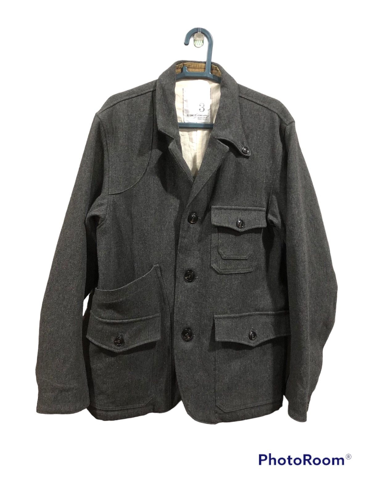 Vintage H.UNIT Store Label Heavy Wool Hunting Jacket Like Filson | Grailed