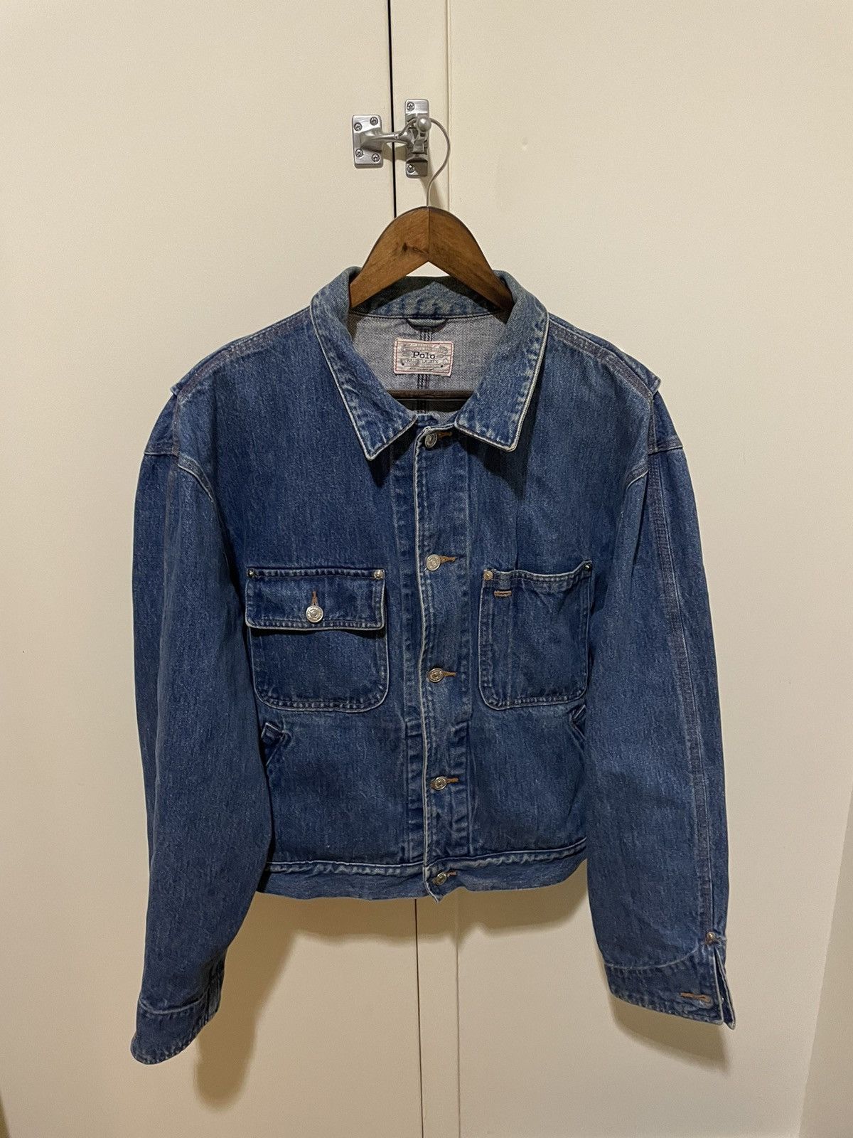 Polo Ralph Lauren Vintage Polo Ralph Lauren Trucker Dungaree Denim Jean ...