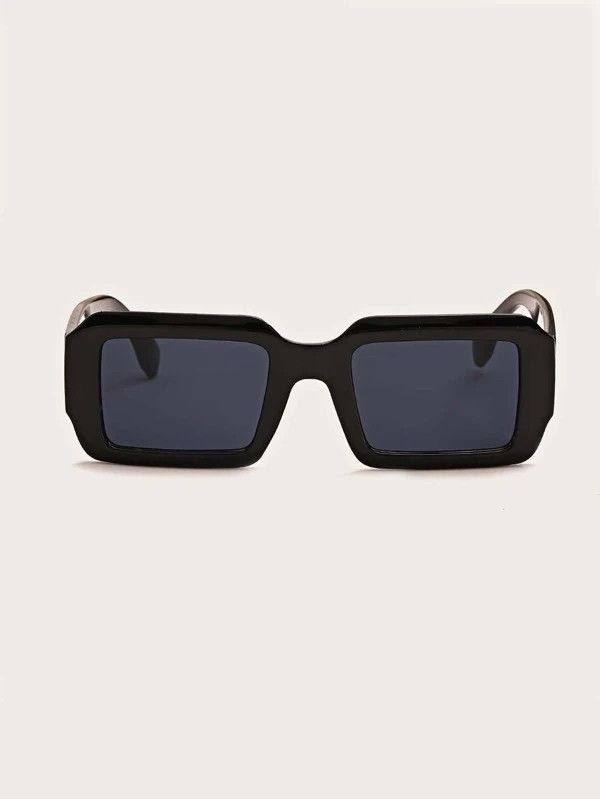 Vintage Blue Tint Square Frame Glasses | Grailed