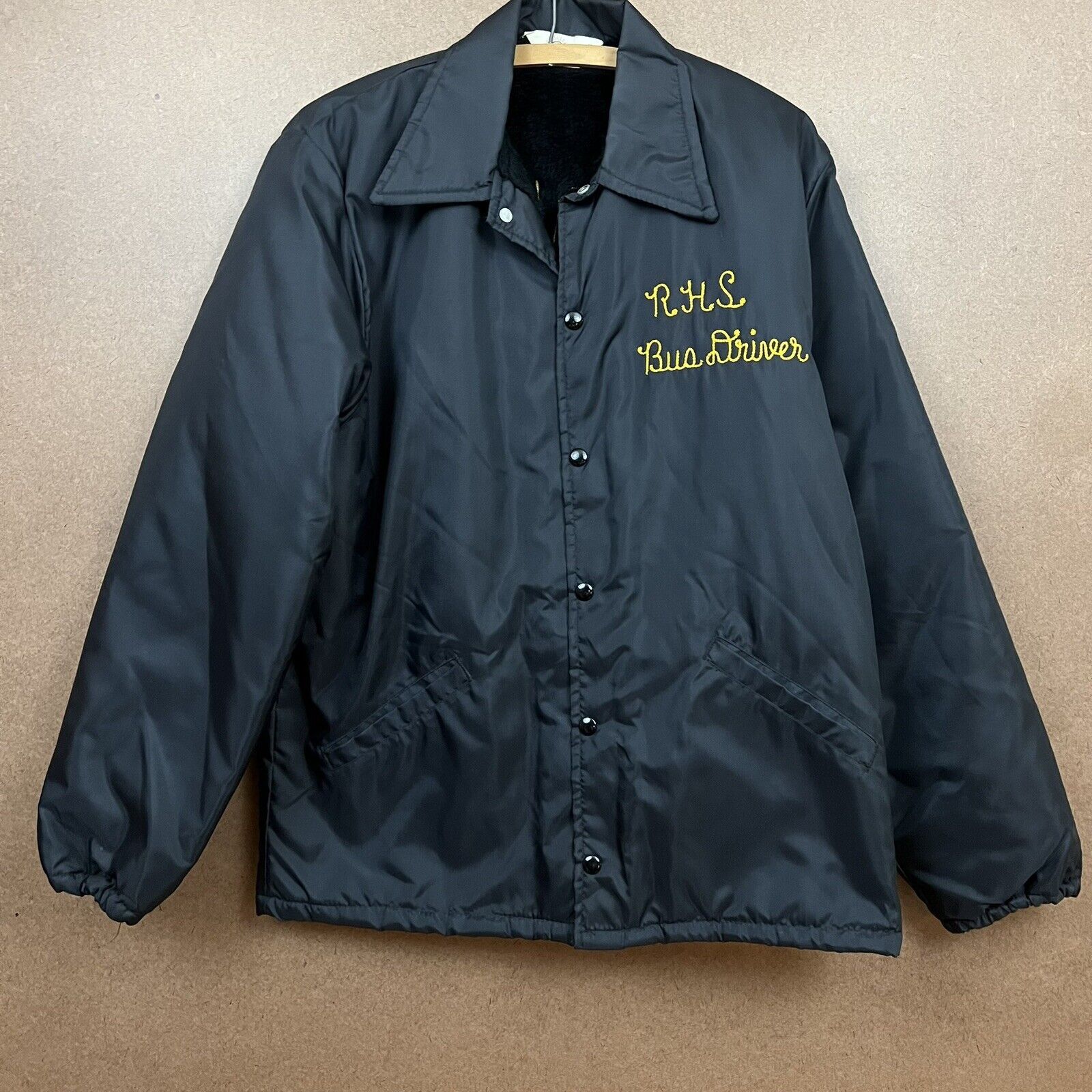 Vintage VTG 70s Gem Sportswear Chain Stitch Tigers Bus Driver Jacket ...