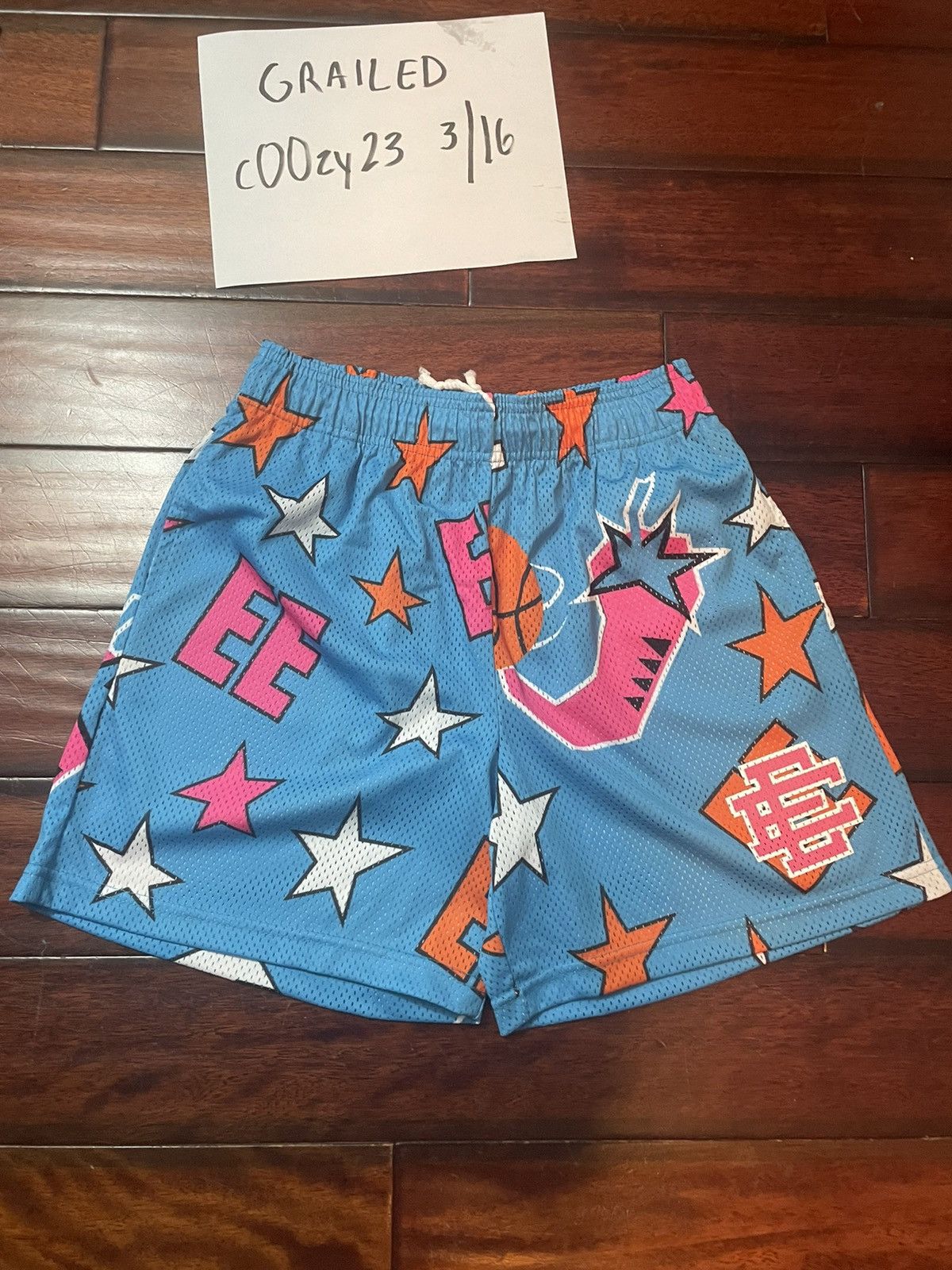 Eric Emanuel Eric Emanuel Basic Short All Stars Blue | Grailed