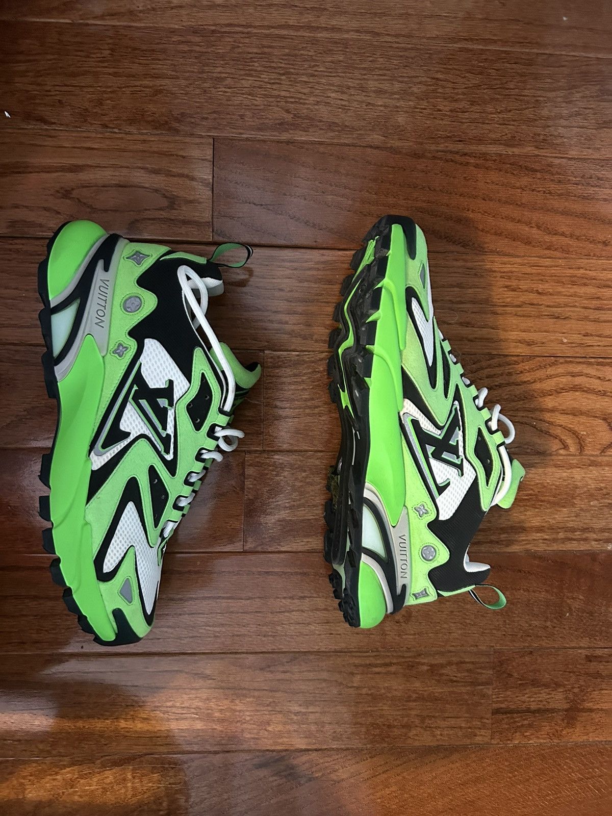 Louis Vuitton Louis Vuitton Green Runner Tactic Sneaker | Grailed