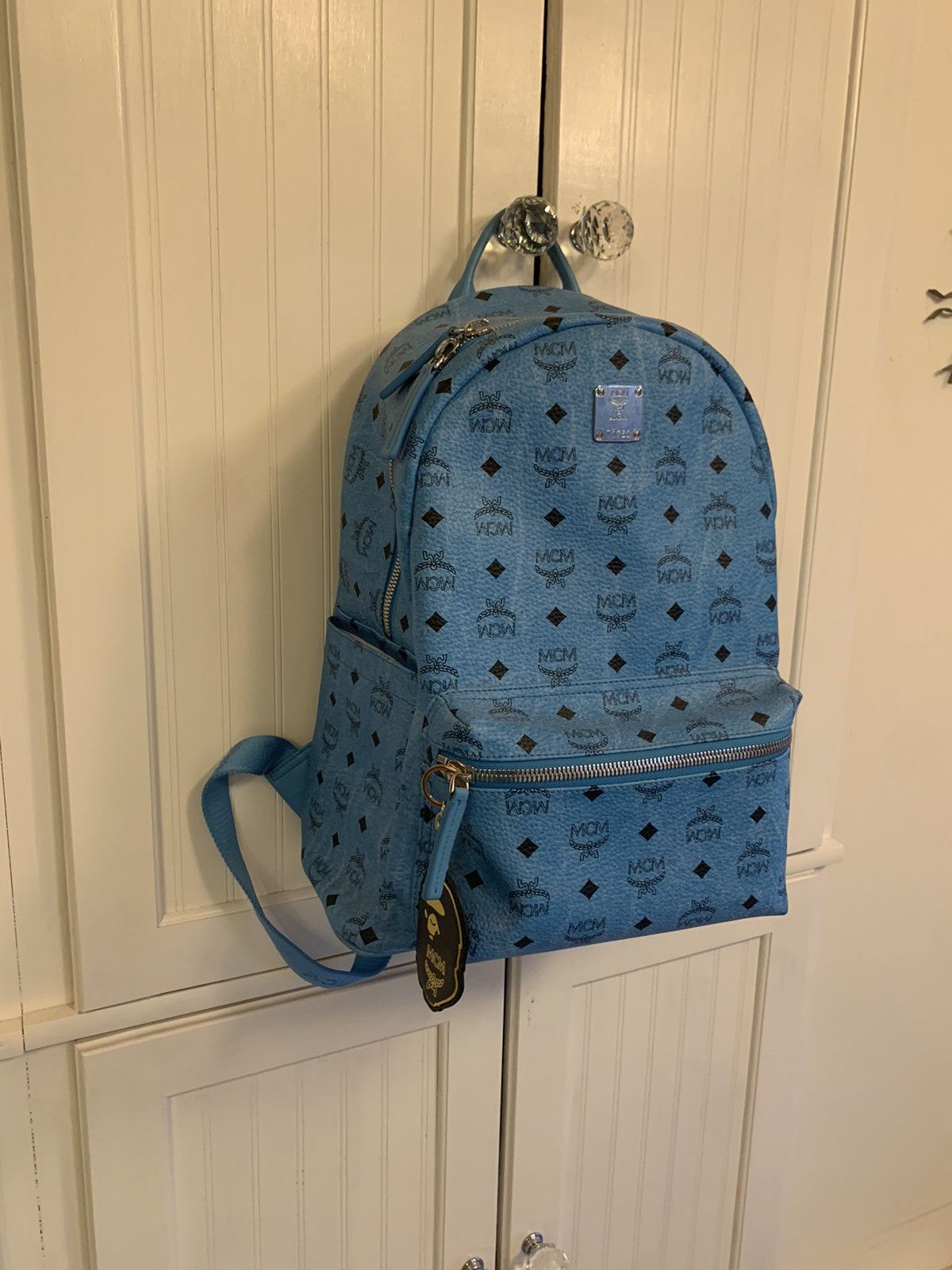 MCM MCM Backpack Light Blue | Grailed