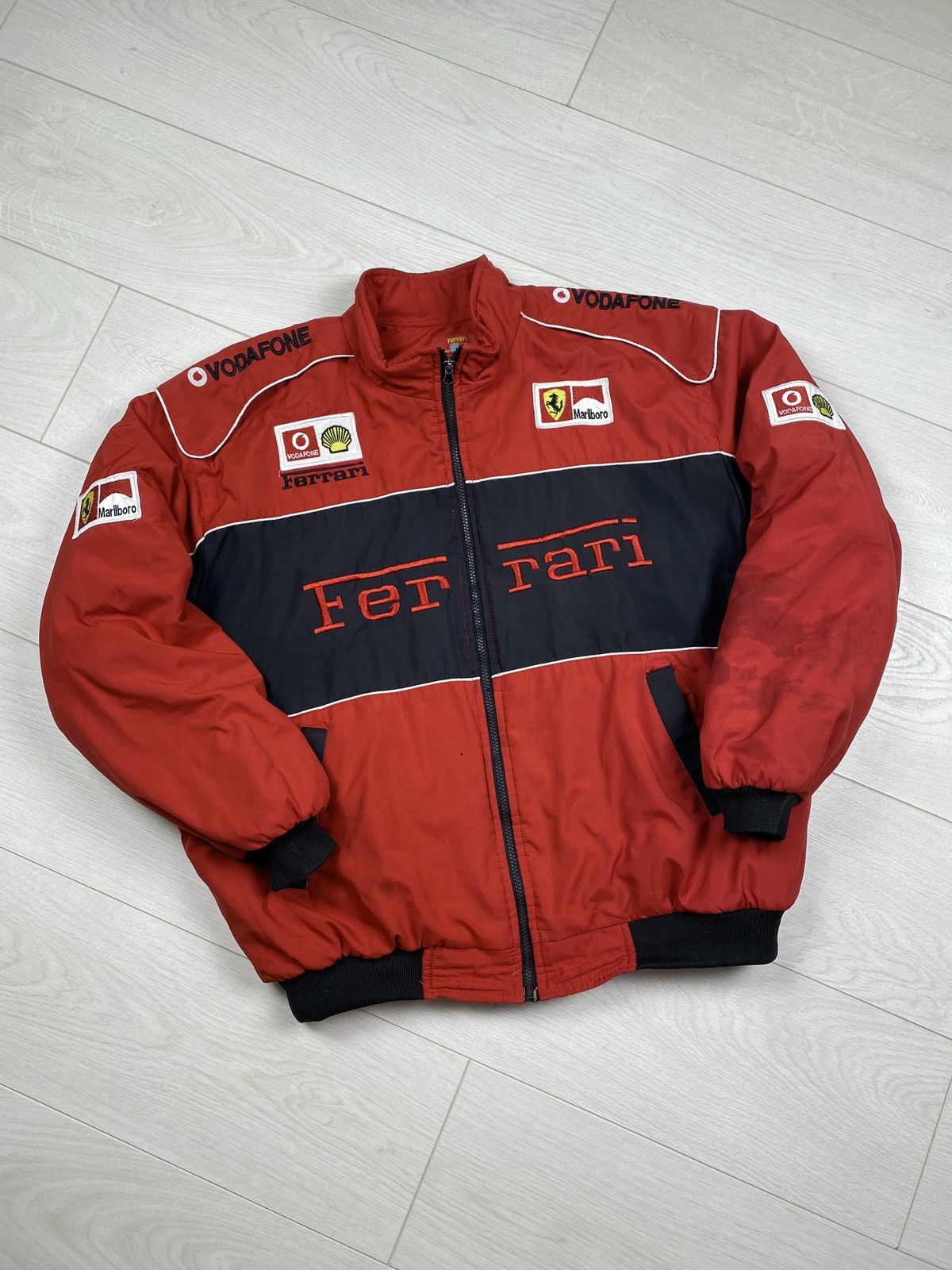 Marlboro Vintage Ferrari Marlboro Racing Jacket Vodafone F1 Nascar ...